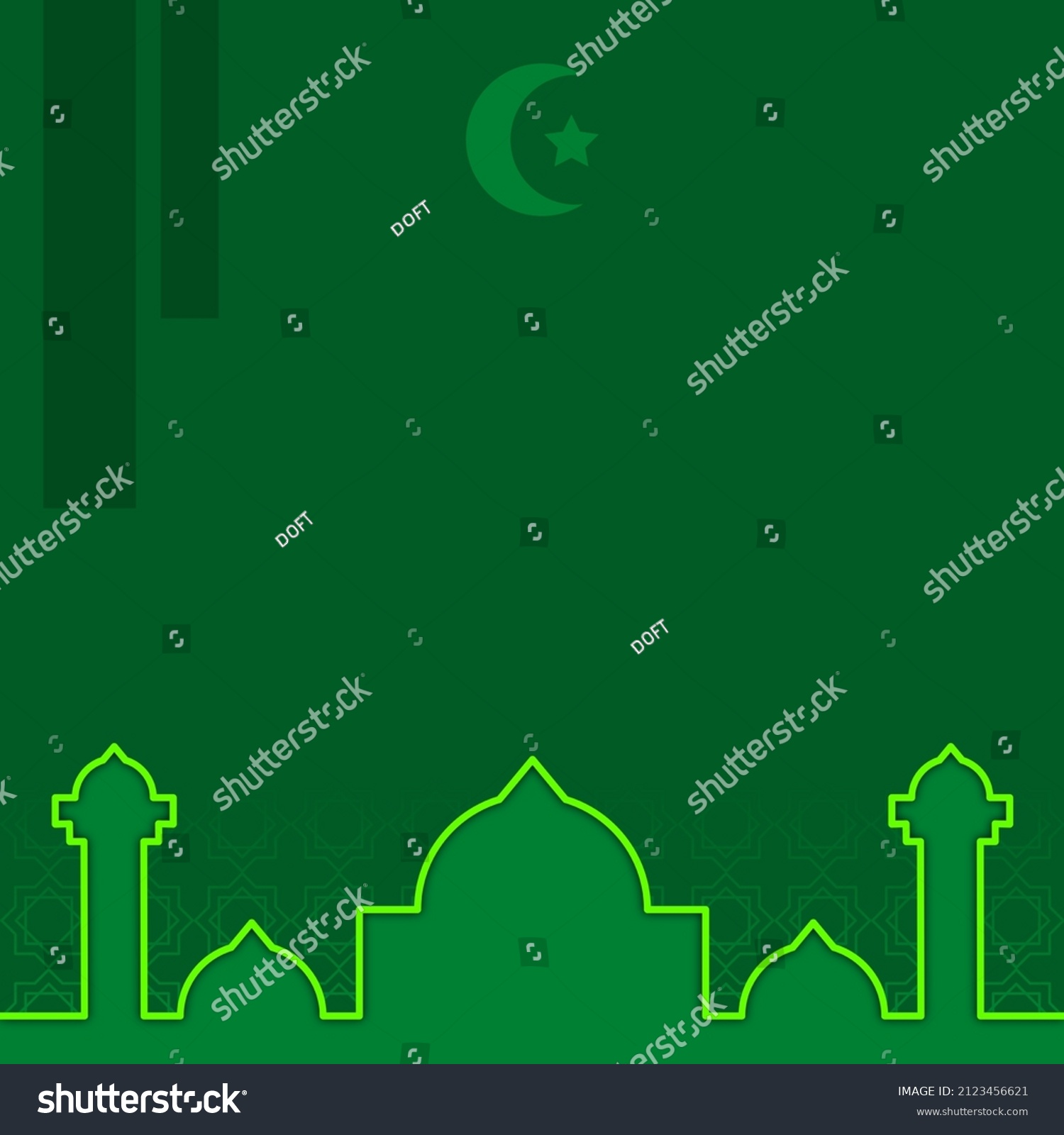 Islamic Background Logo Islamic Background Vector Stock Vector (Royalty ...