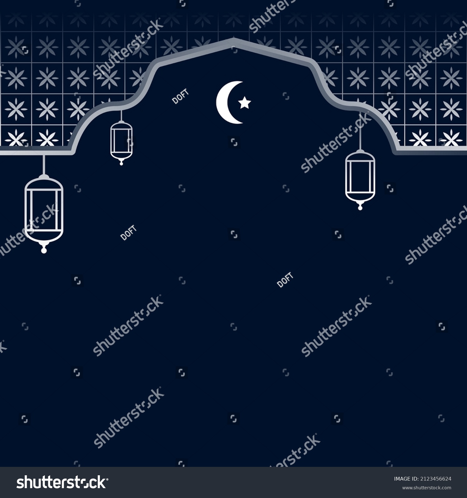 Islamic Background Logo Islamic Background Vector Stock Vector (Royalty ...