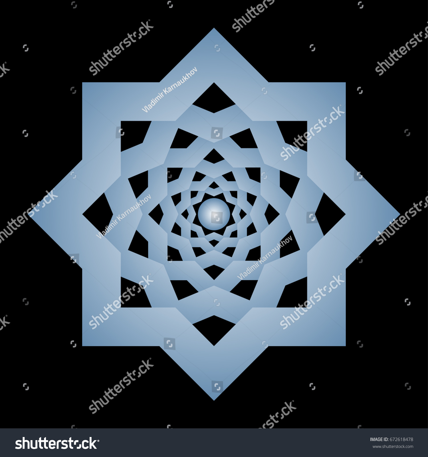Islamic Blue Octagon Pattern 3d Icon: เวกเตอร์สต็อก (ปลอดค่าลิขสิทธิ์ ...