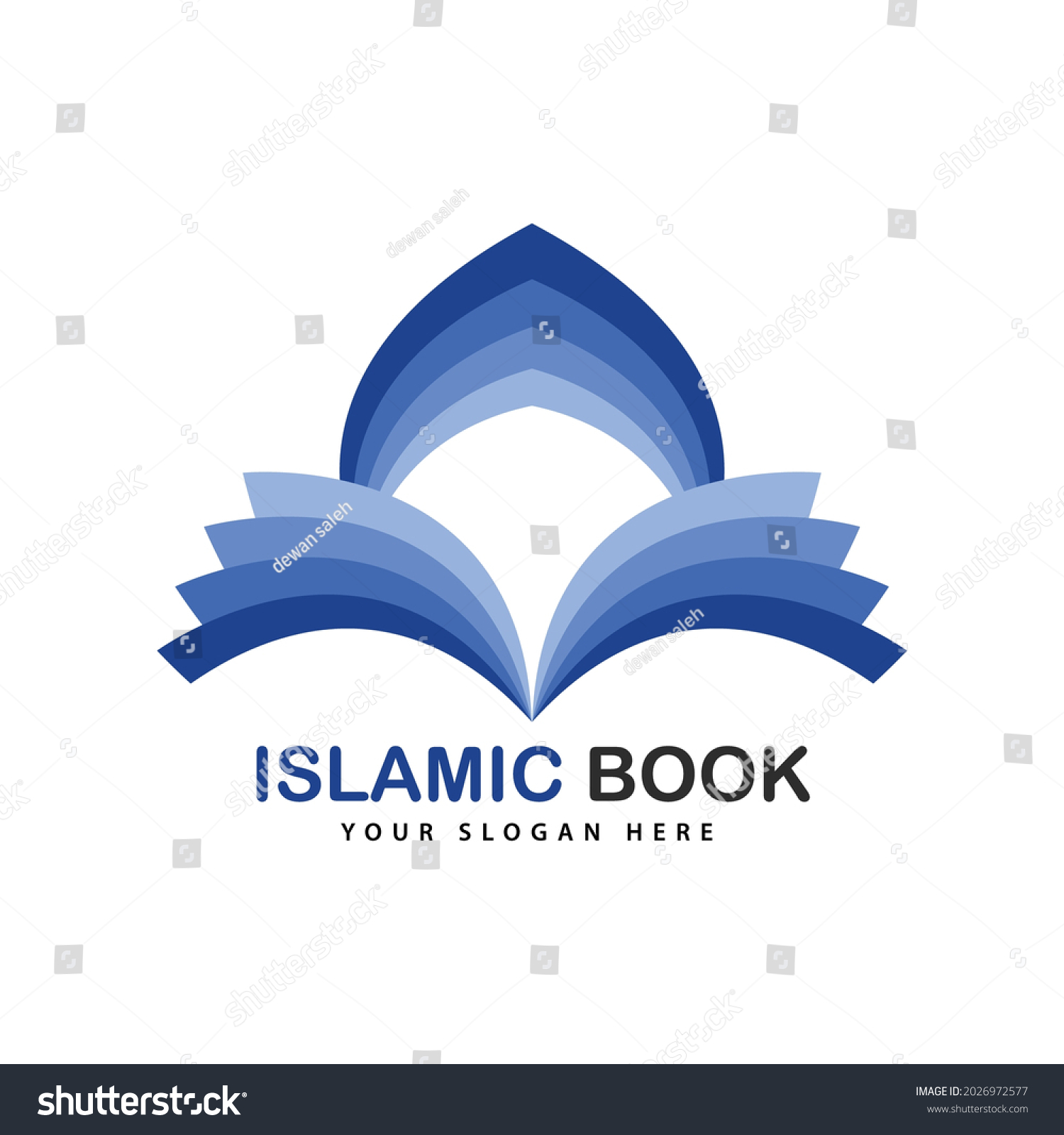 Vektor Stok Islamic Book Logo Vector Islamic Educational (Tanpa Royalti ...