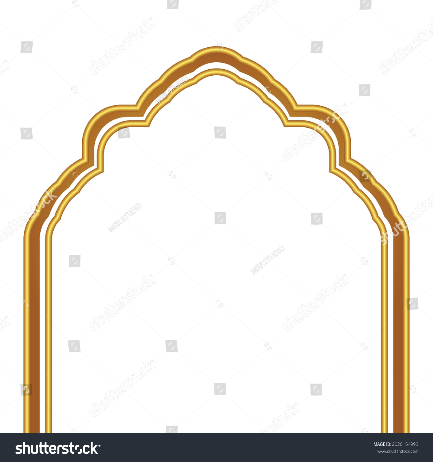 Islamic Border Line Door Mosque Design: เวกเตอร์สต็อก (ปลอดค่าลิขสิทธิ์ ...