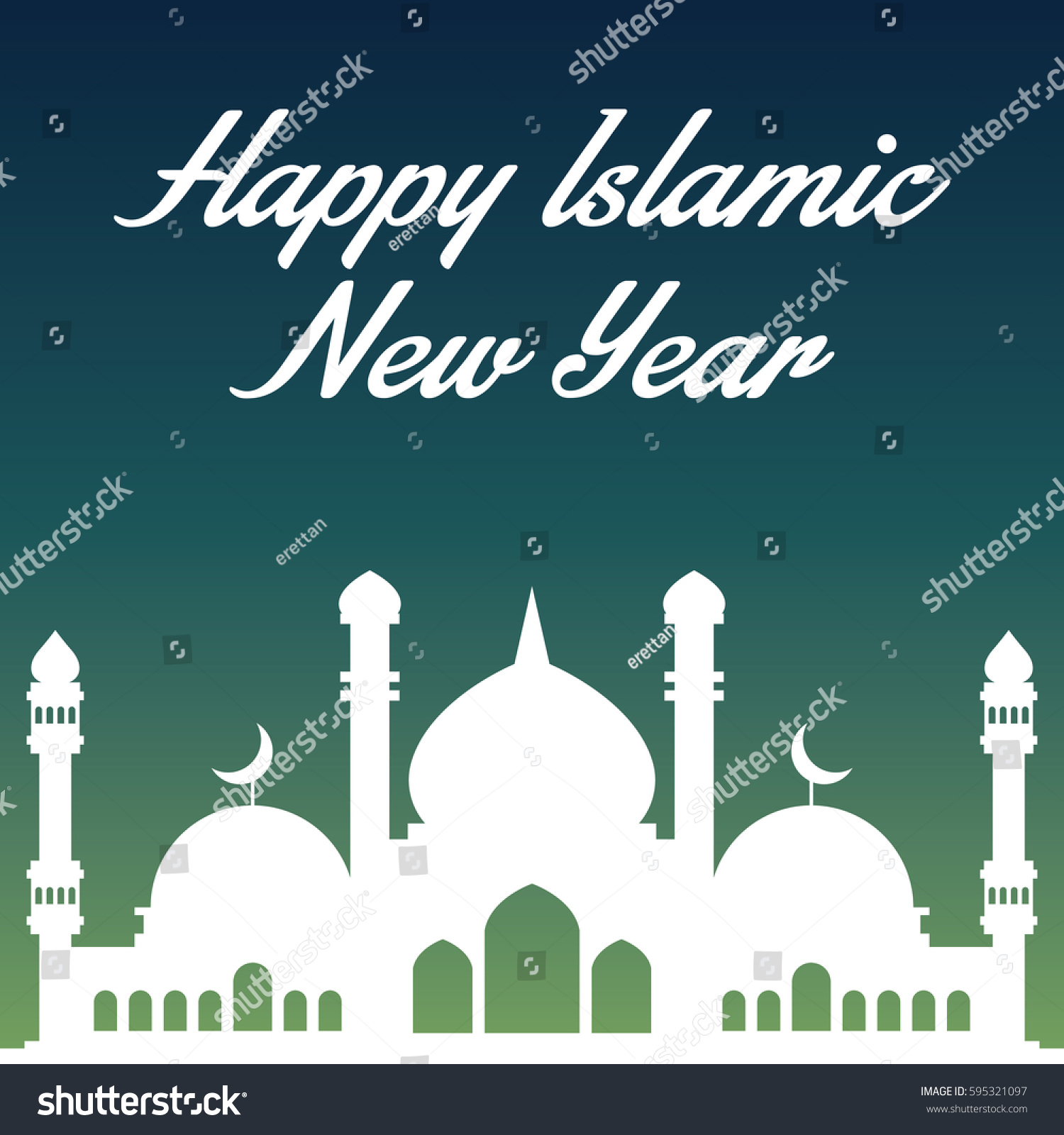 Islamic Card Design: vector de stock (libre de regalías) 595321097 ...
