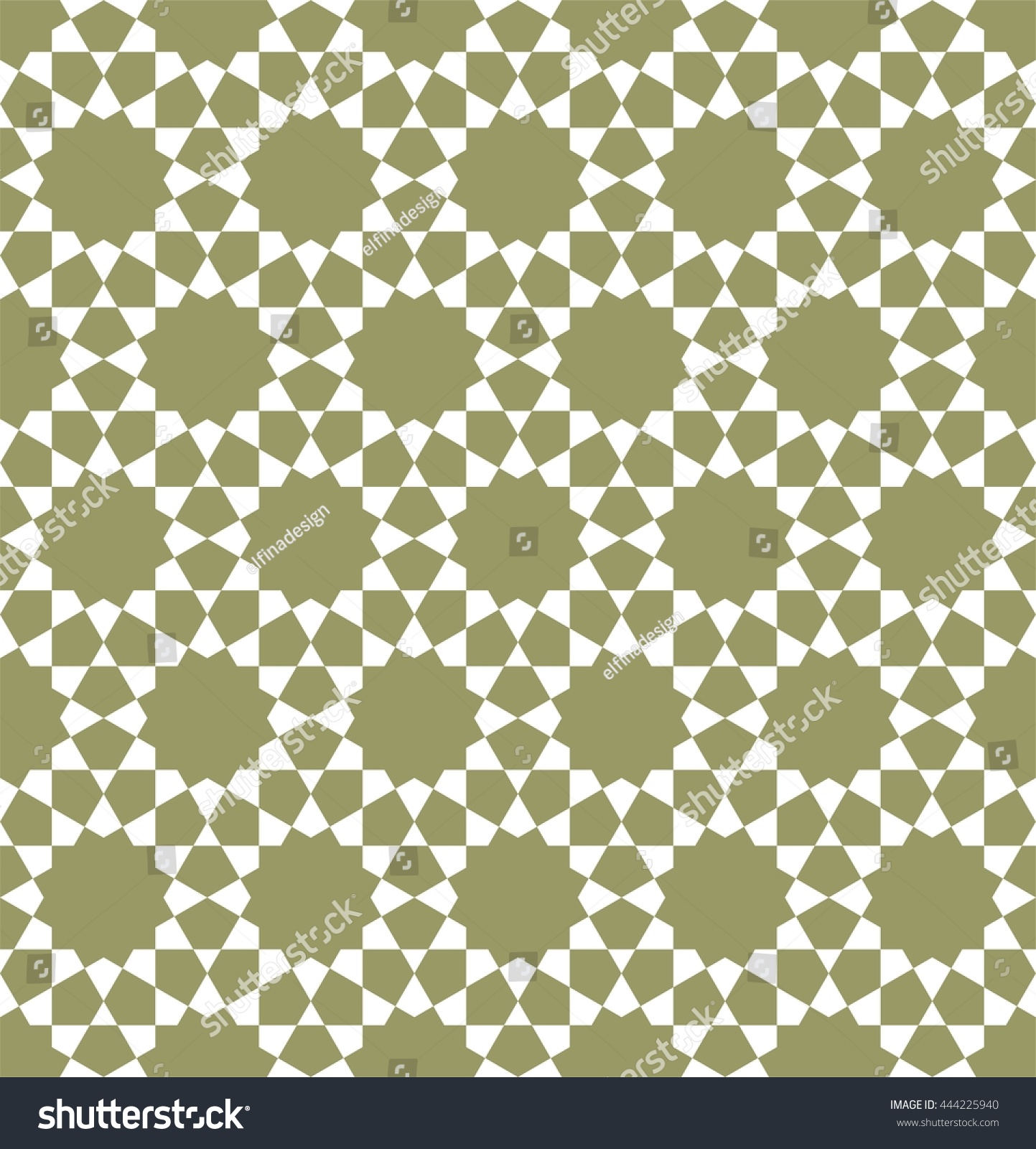 Islamic Geometric Art Arabic Pattern Arabesque Stock Vector (Royalty ...