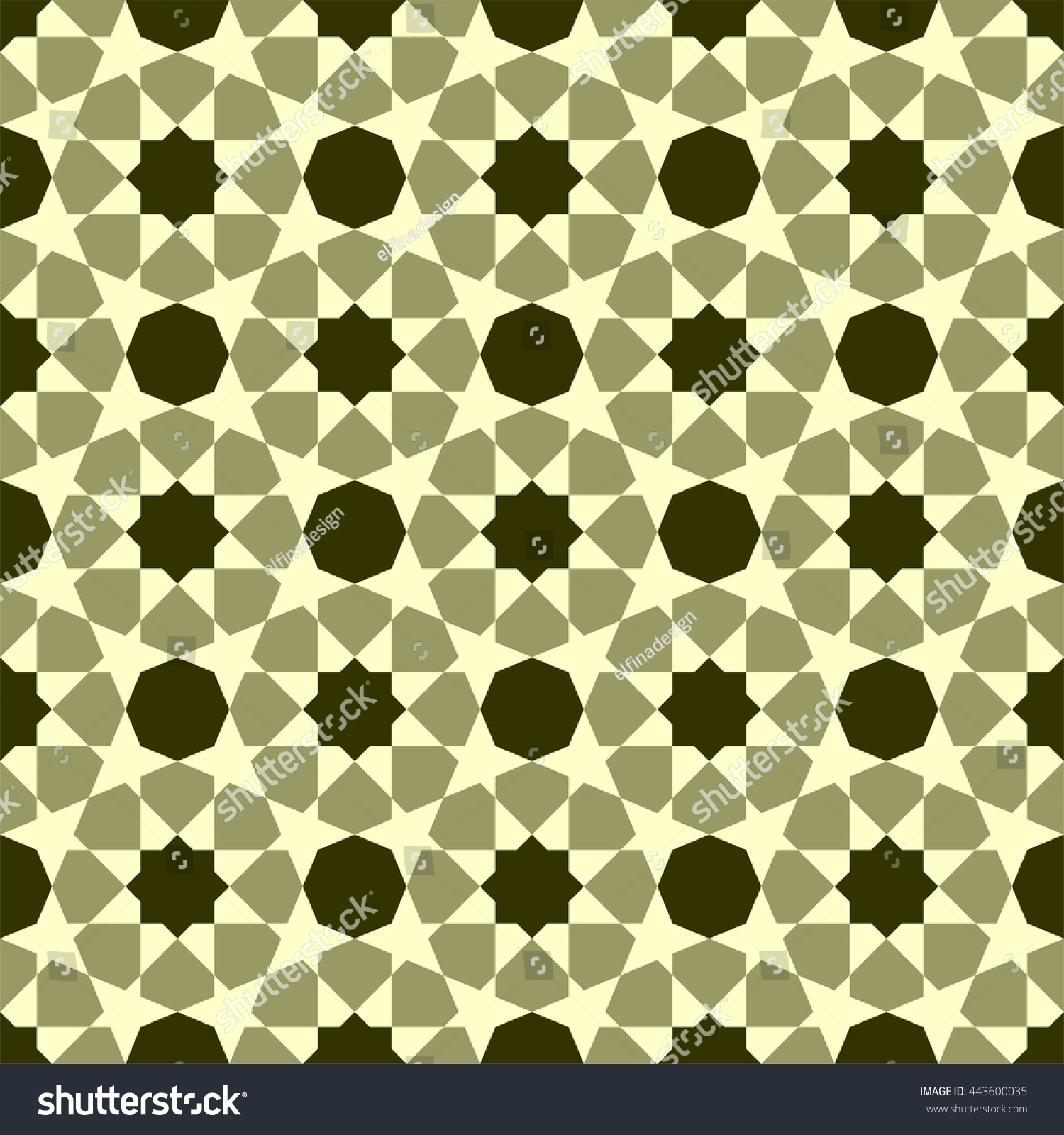 Islamic Geometric Art Arabic Star Pattern Stock Vector (Royalty Free ...