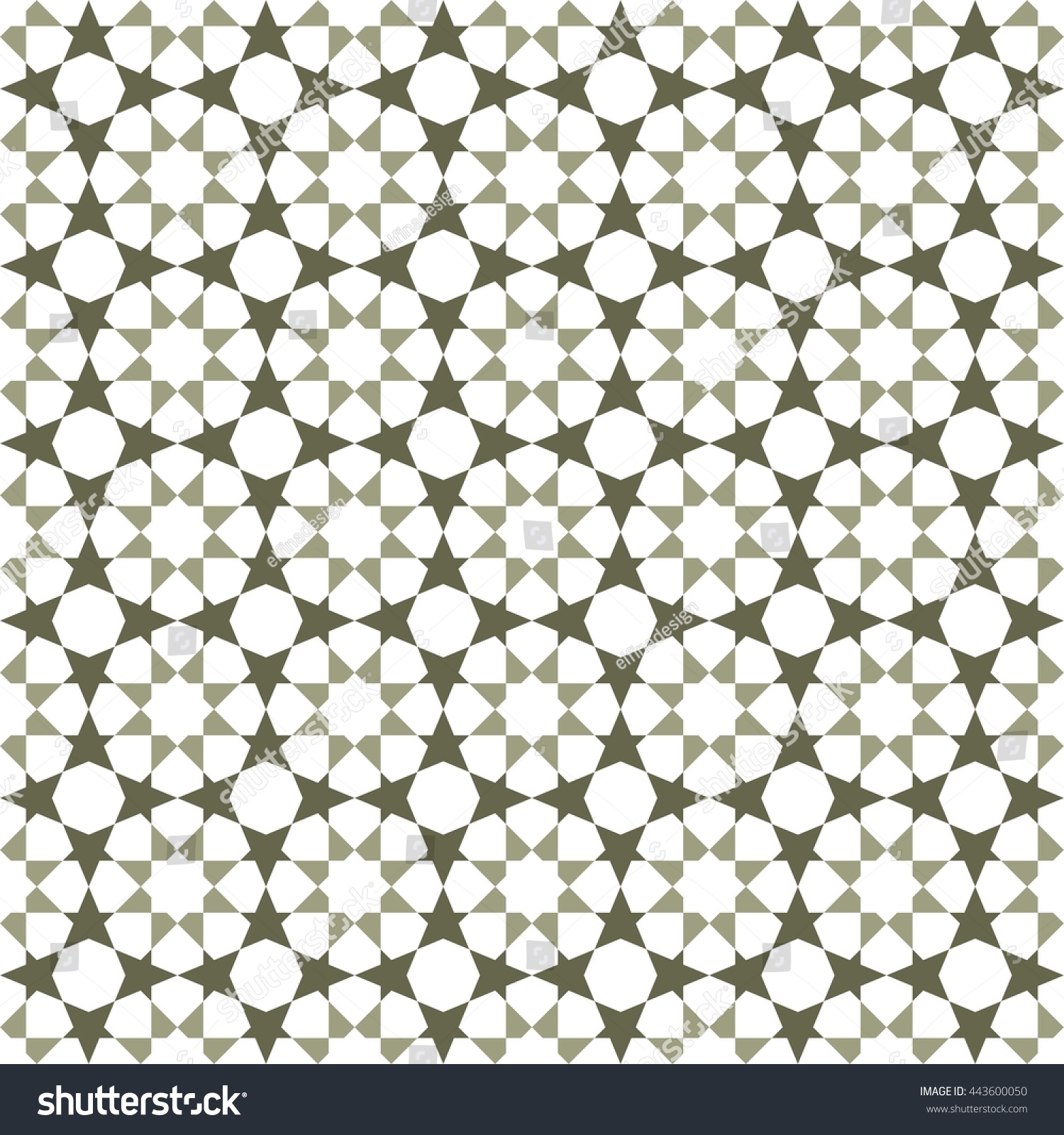 Islamic Geometric Art Arabic Star Pattern Stock Vector (Royalty Free ...