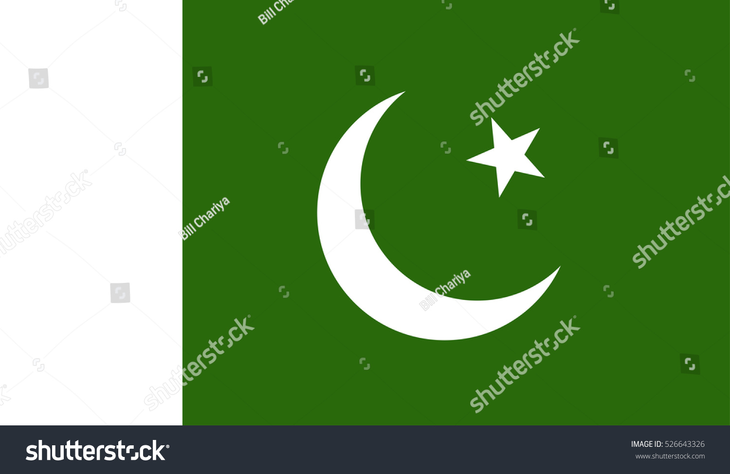 Islamic Pakistan Flag Stock Vector (Royalty Free) 526643326 | Shutterstock
