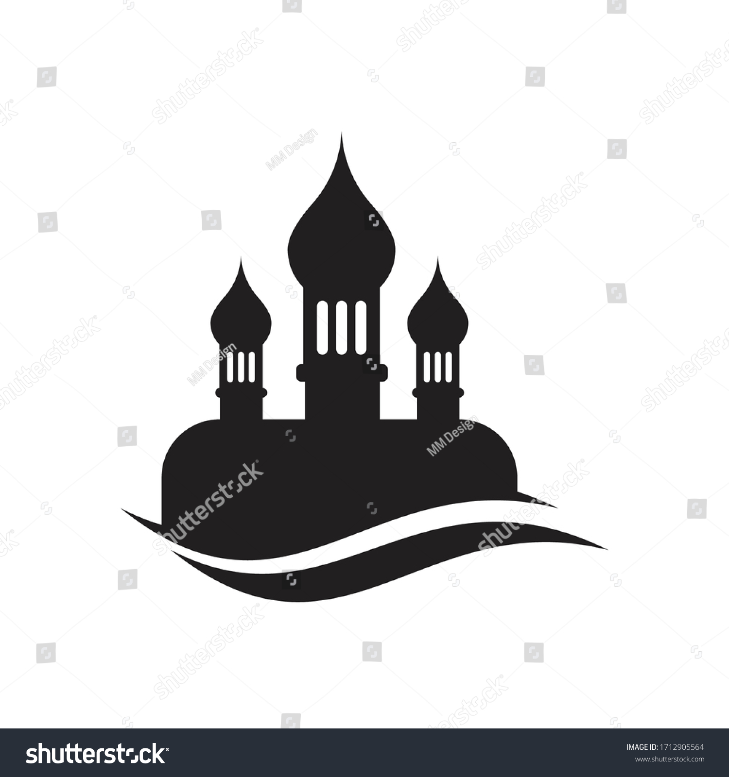 Islamic Symbol Logo Vector Template Stock Vector (Royalty Free ...