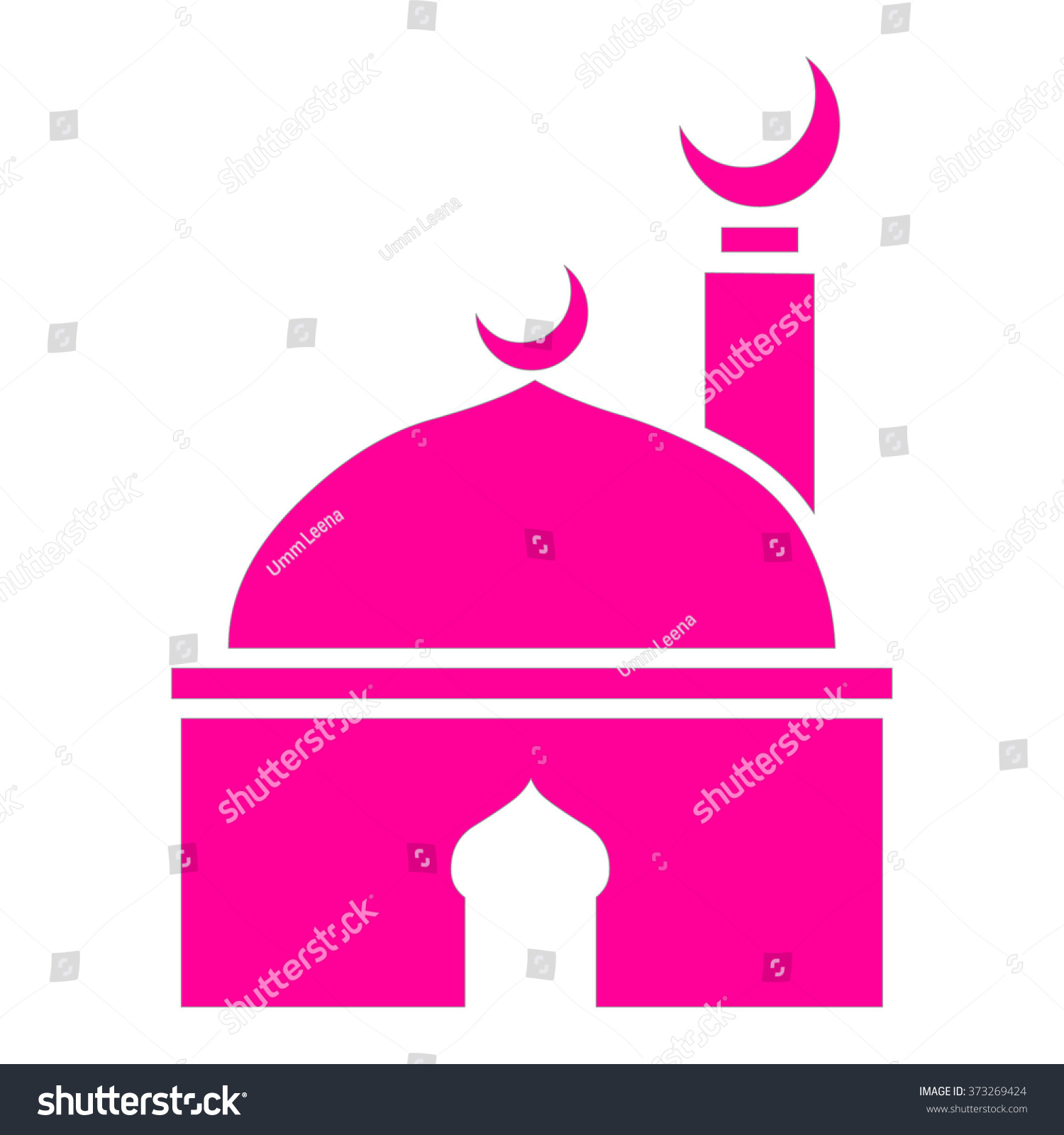 Islamic Template Stencil Pattern Pink Mosque: เวกเตอร์สต็อก (ปลอดค่า ...