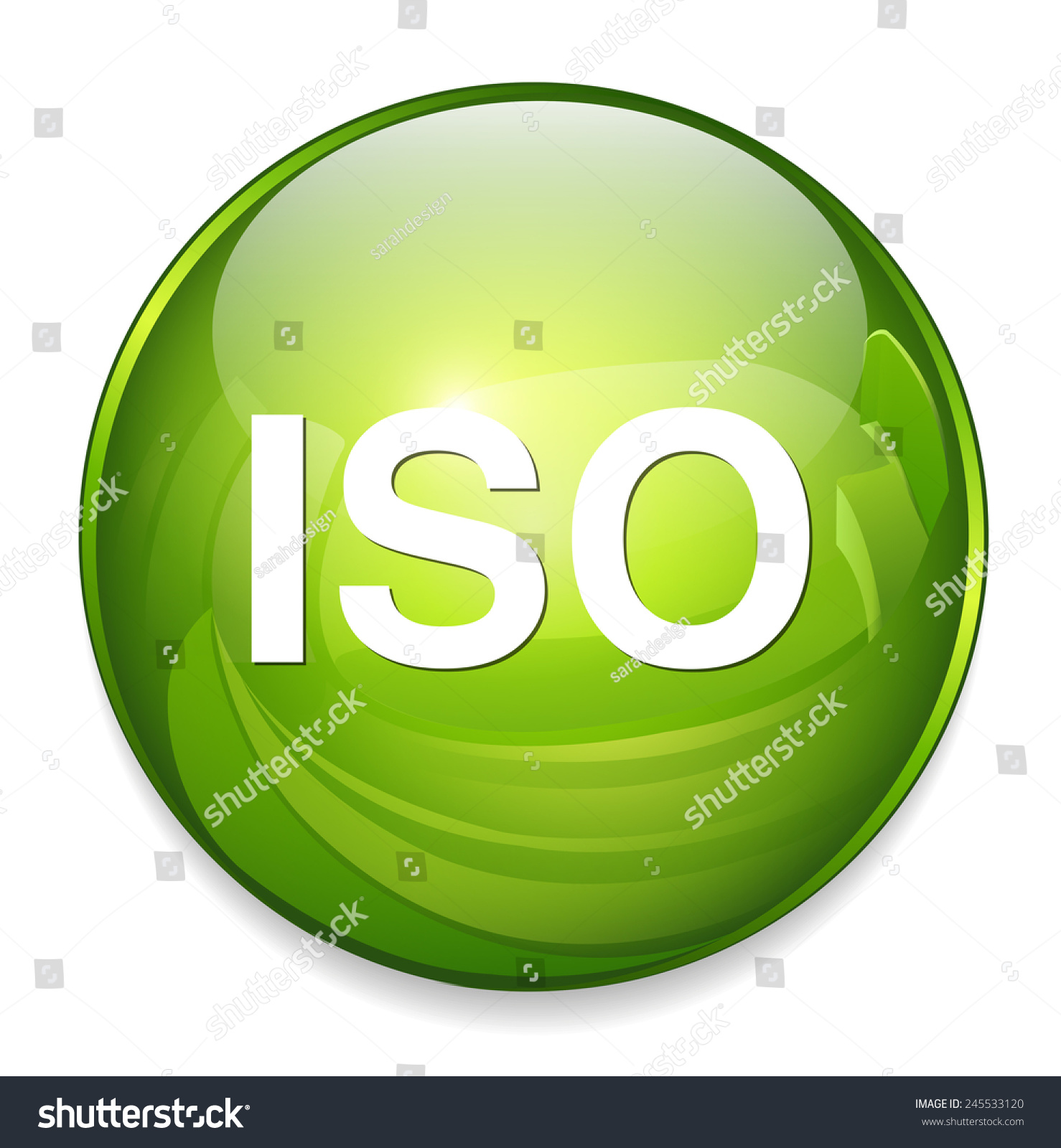 Iso Icon Stock Vector (Royalty Free) 245533120 | Shutterstock