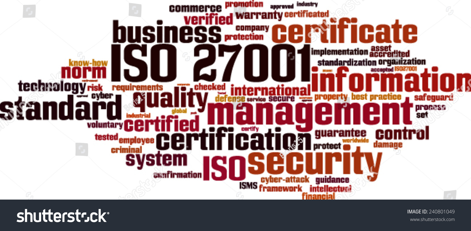 Iso 27001 Word Cloud Concept Vector Stock Vector (Royalty Free) 240801049 Iso 27001 Word Cloud Concept Vector Stock Vector (Royalty Free) 240801049