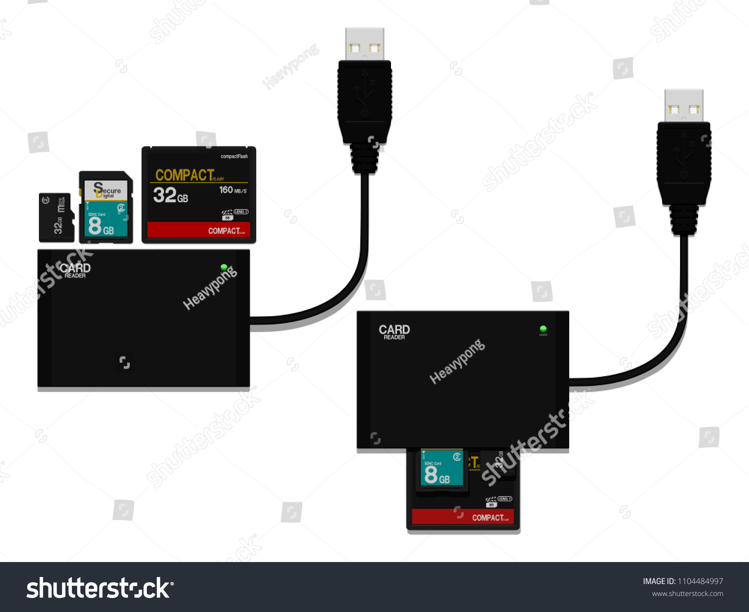 Isolated Black Card Reader On Transparent Stock Vector (Royalty Free ...