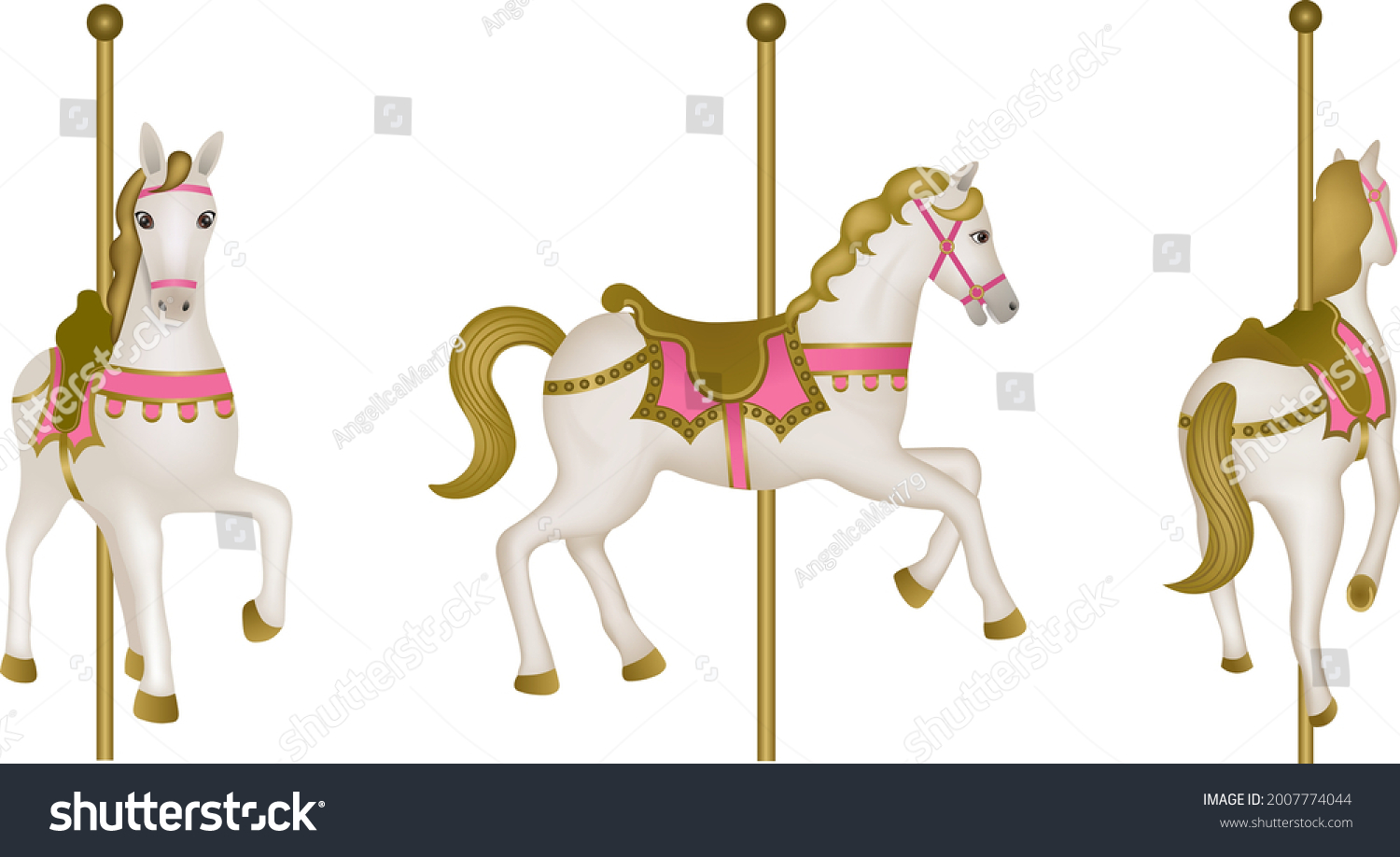 4,443 Cartoon horse carousel Images, Stock Photos & Vectors | Shutterstock