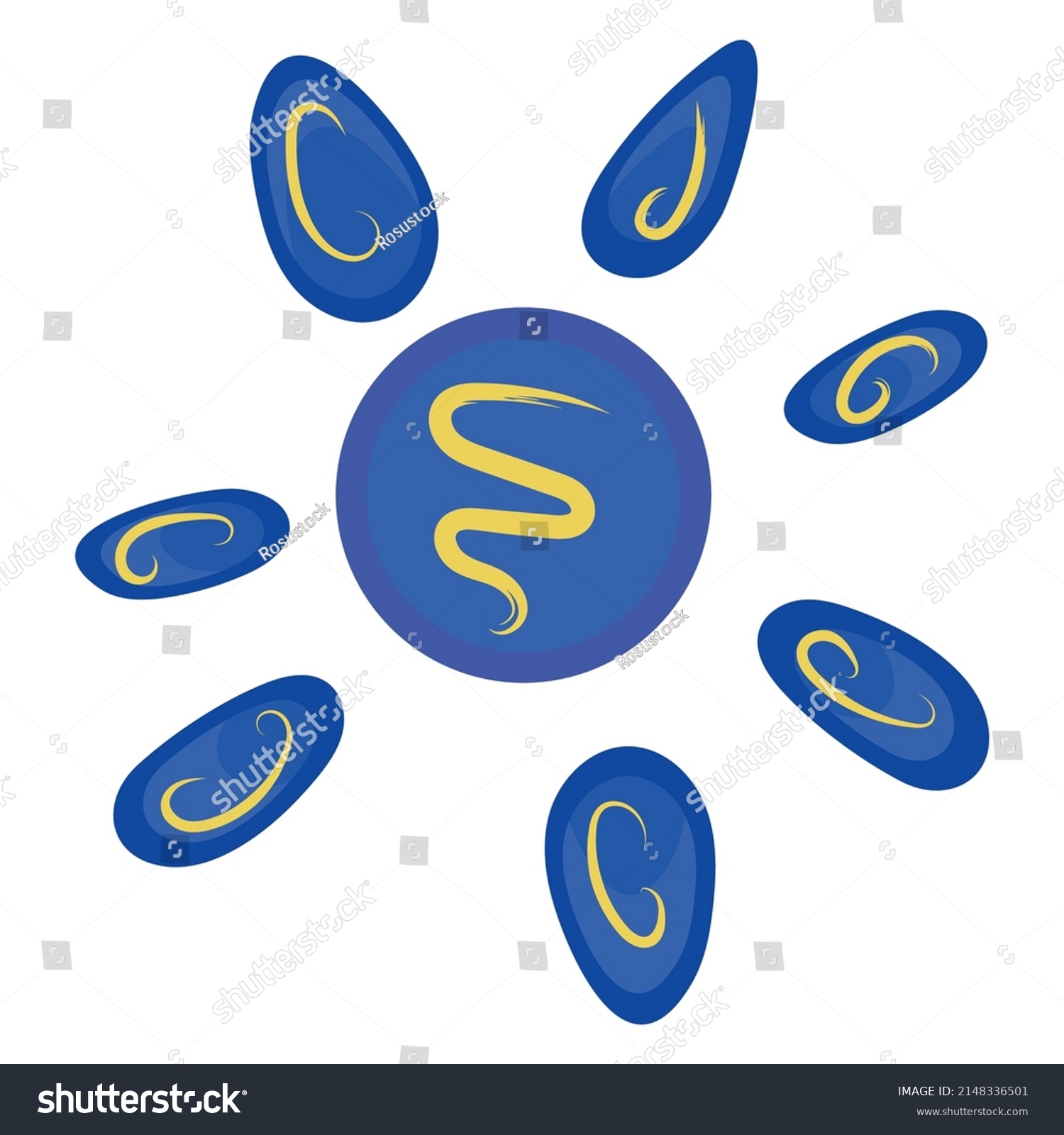 Isolated Colored Sun Icon Cute Design Stock Vector (Royalty Free ...