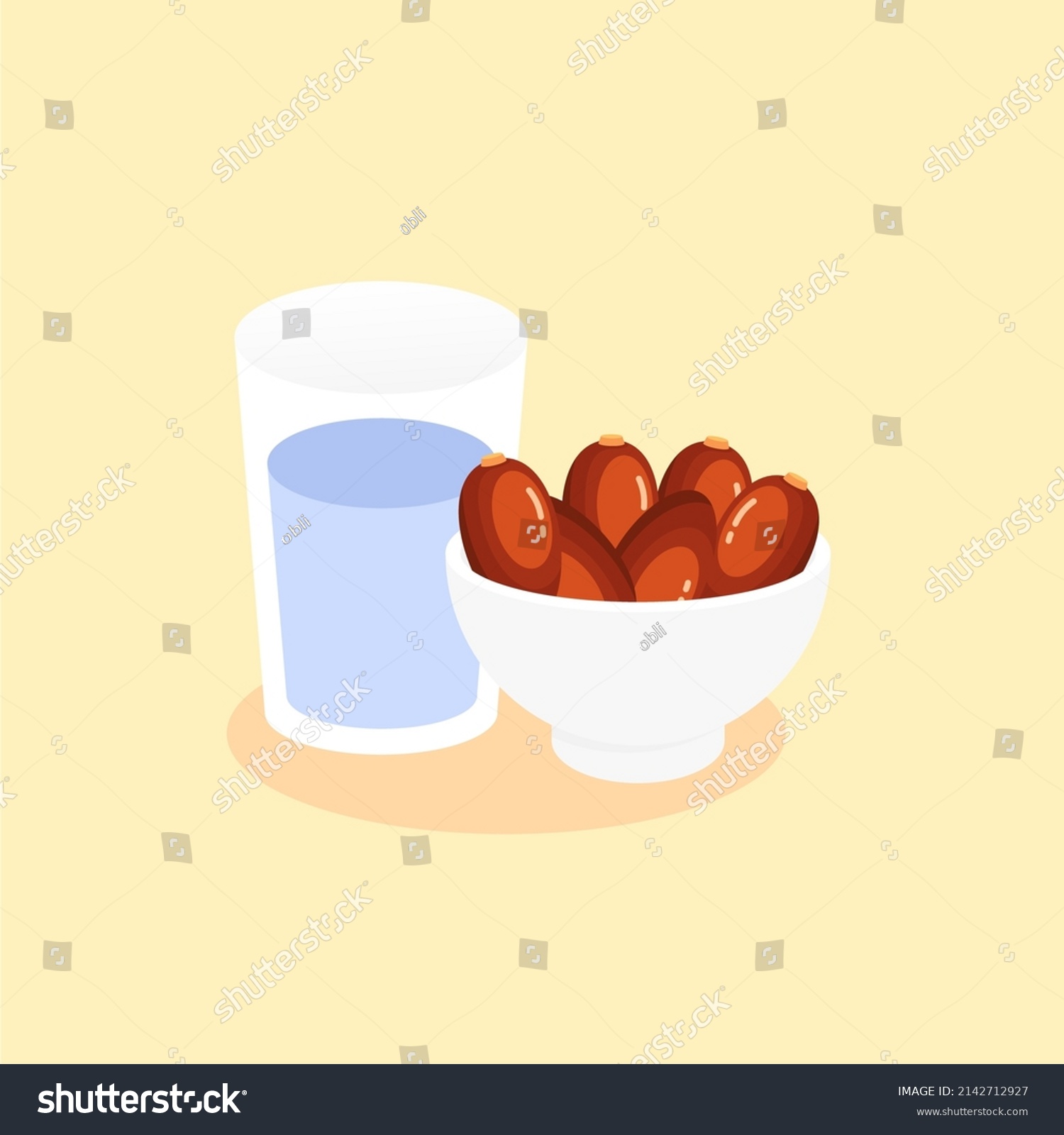Isolated Dates Water Simple Vector Logo Stock Vector Royalty Free 2142712927 Shutterstock