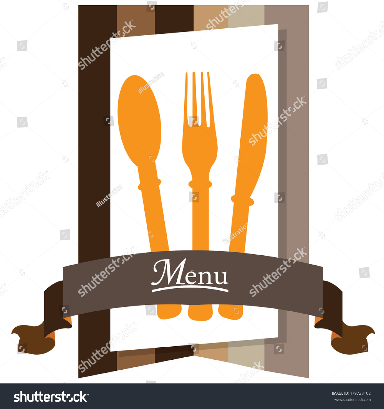 Isolated Modern Menu Label Design Vector Stock Vector (Royalty Free ...