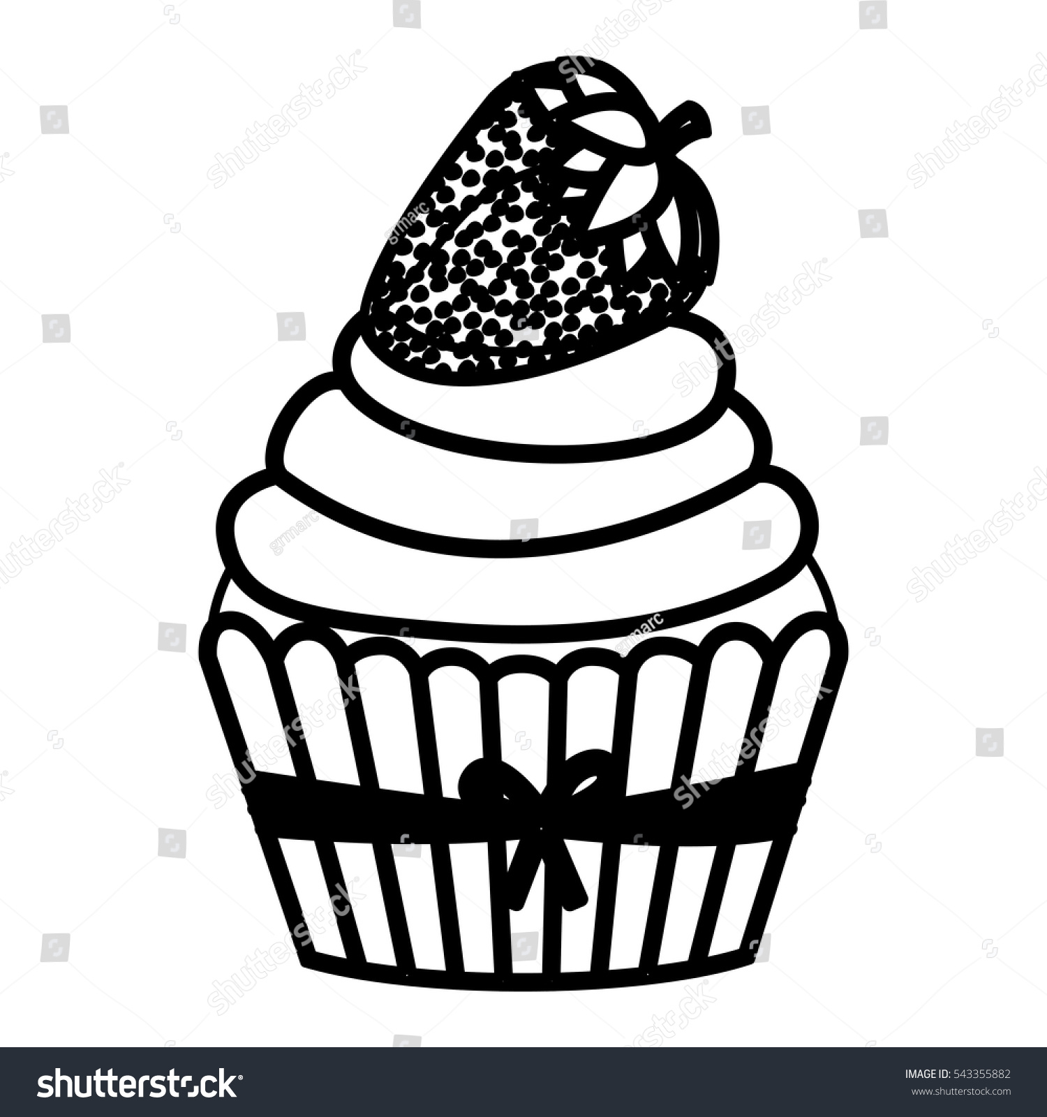 Isolated Muffin Design Stock Vector (Royalty Free) 543355882 | Shutterstock