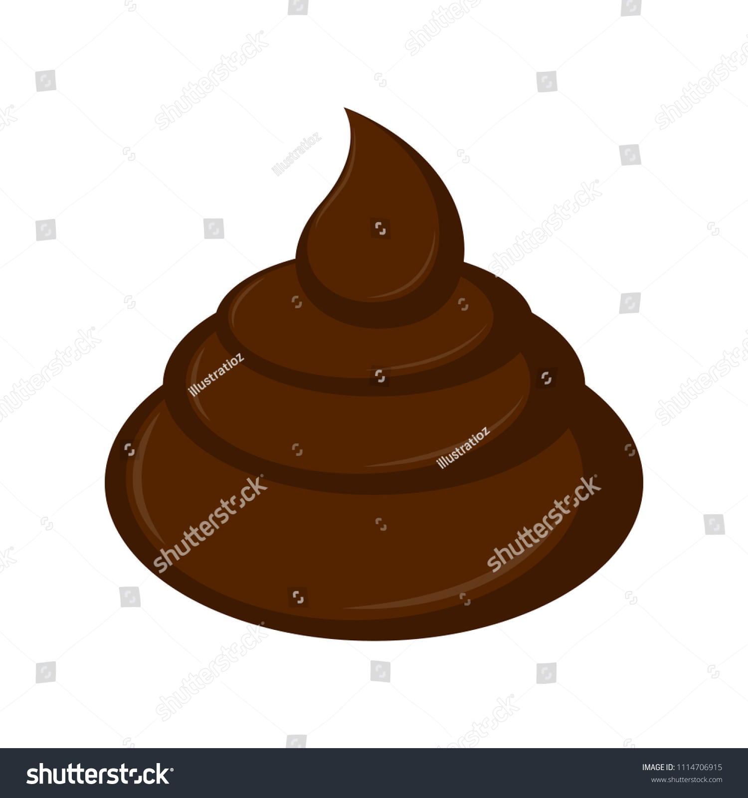 Isolated Poop Icon Stock Vector (Royalty Free) 1114706915 | Shutterstock