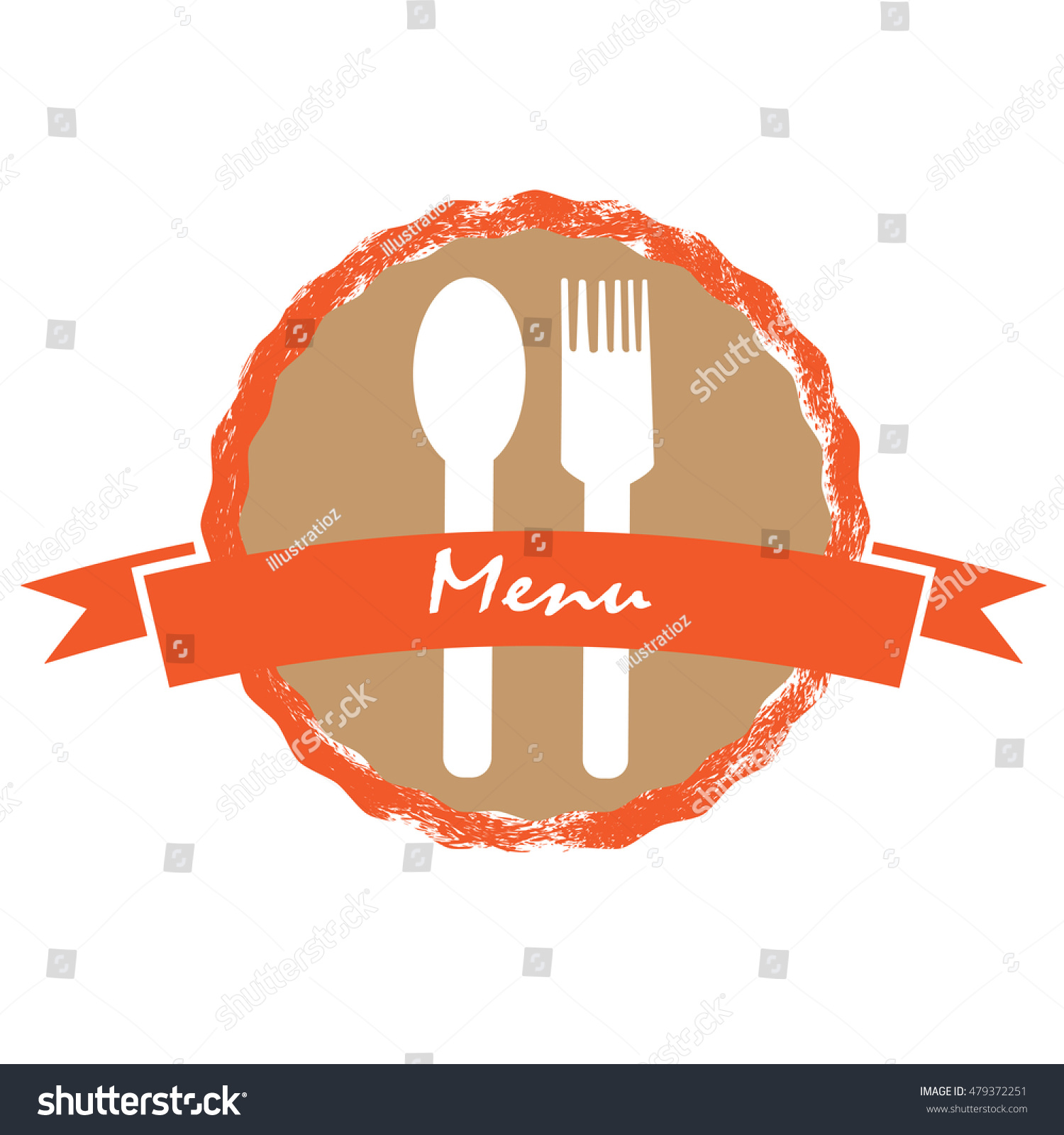 Isolated Retro Menu Label Design Vector Stock Vector (Royalty Free ...