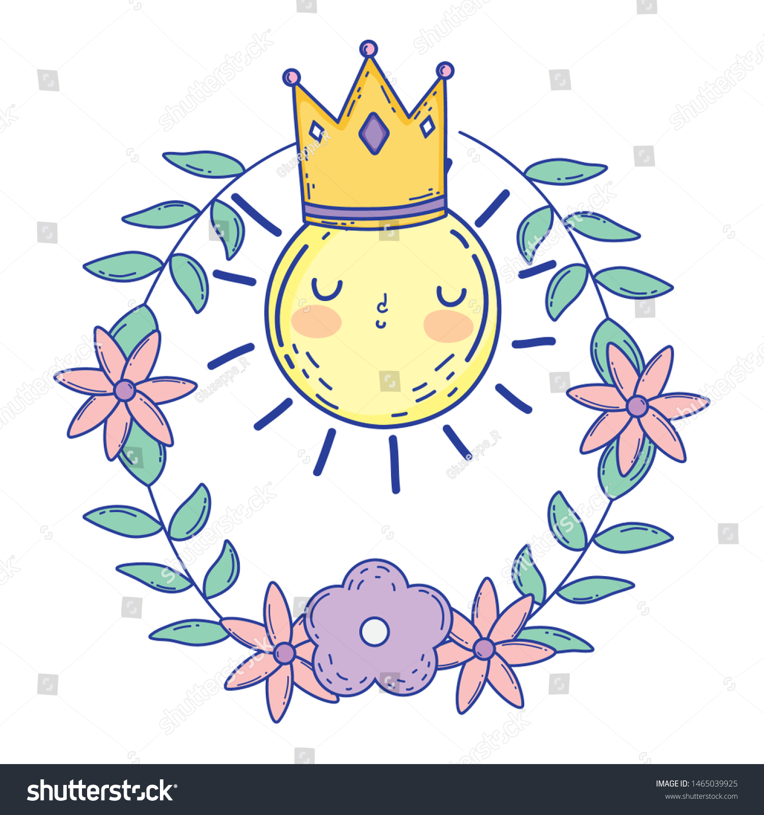 Isolated Sun Draw Cartoon Vector Design Stock Vector (Royalty Free ...