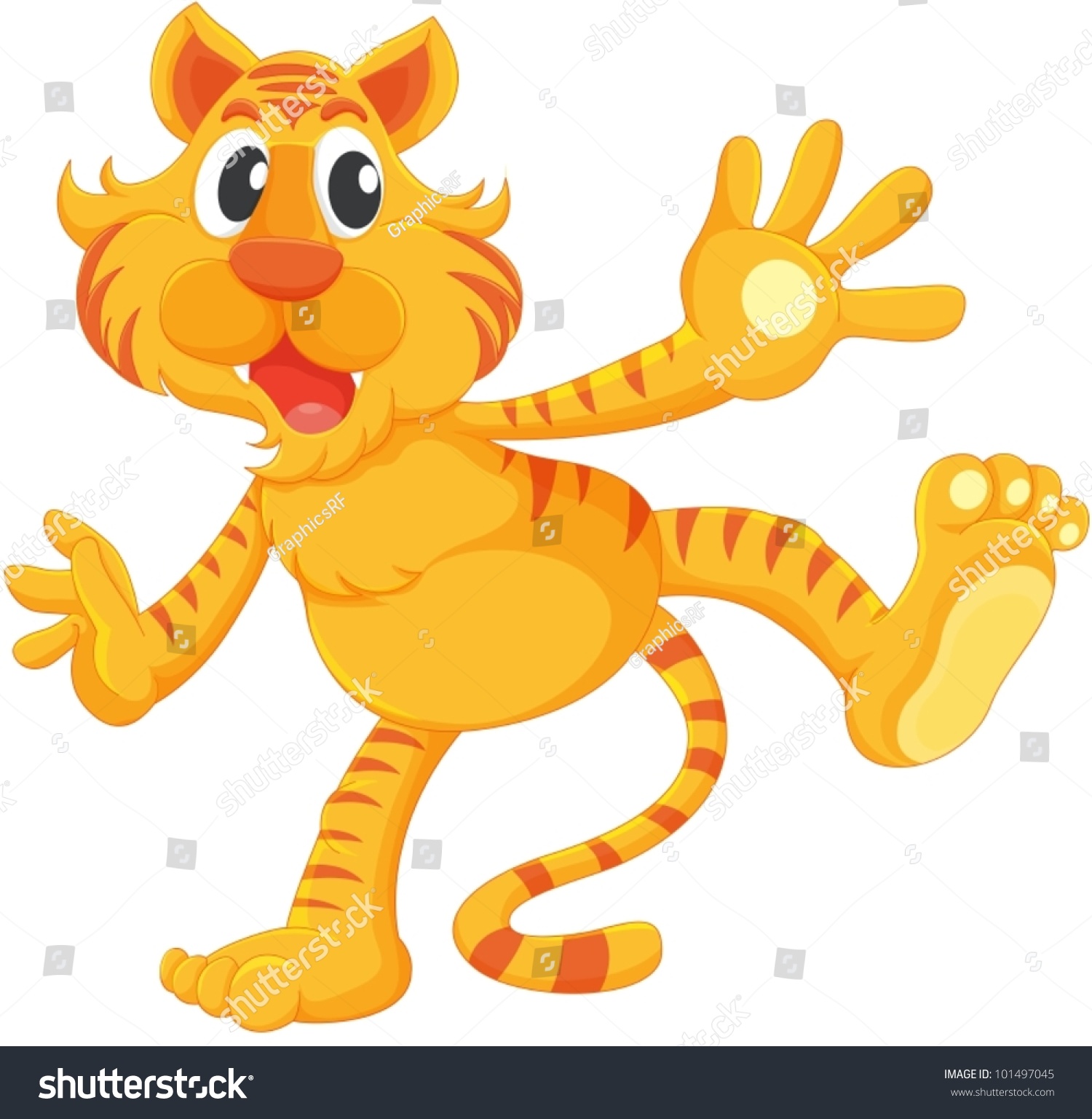 405 Animated tiger Images, Stock Photos & Vectors | Shutterstock