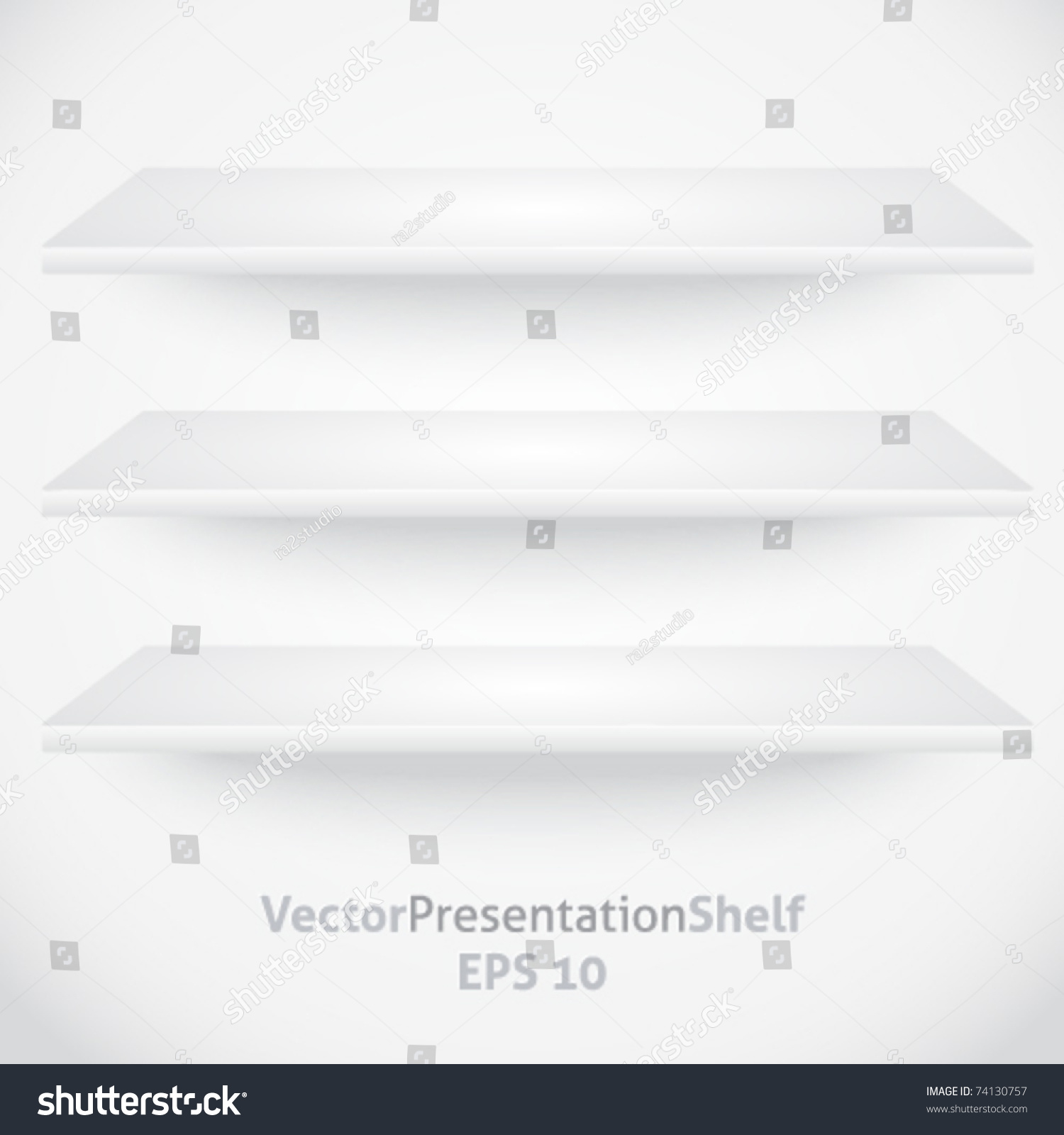 Isolated Vector Product Presentation Shelves Stock Vector (Royalty Free ...