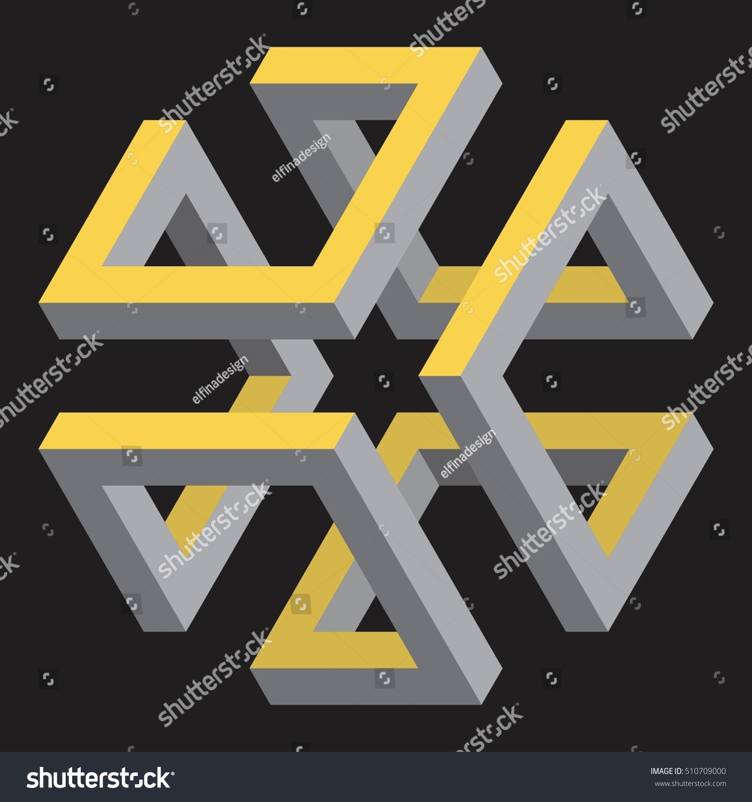 Isometric Figure Space Geometry Vector Illustration: vector de stock ...