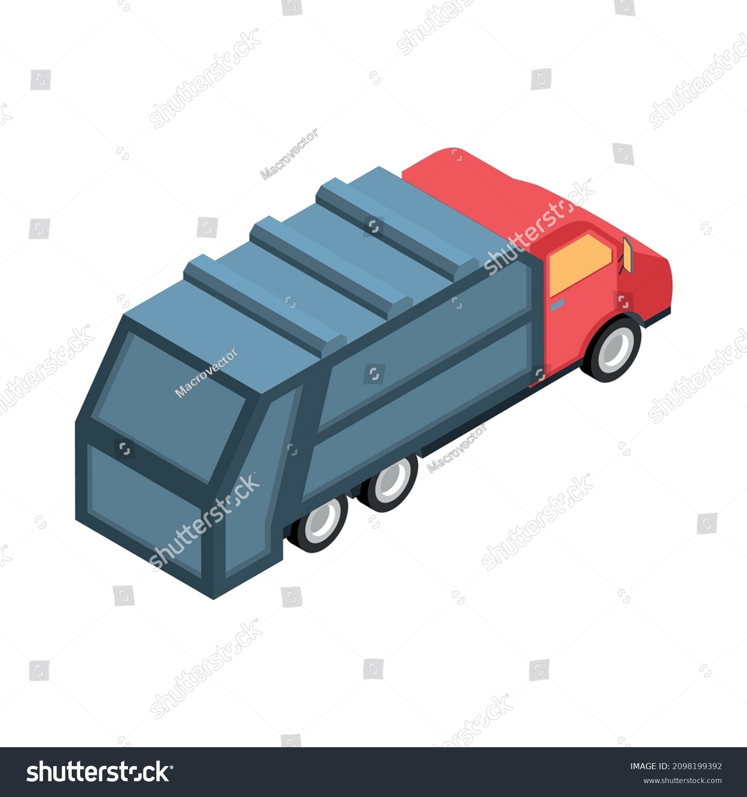 Isometric Garbage Waste Recycling Composition Isolated Stock Vector ... Isometric Garbage Waste Recycling Composition Isolated Stock Vector ...