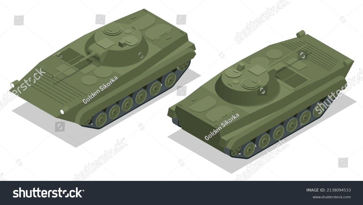 Isometric Infantry Fighting Vehicle Bmp Class Stock Vector (Royalty ... Isometric Infantry Fighting Vehicle Bmp Class Stock Vector (Royalty ...