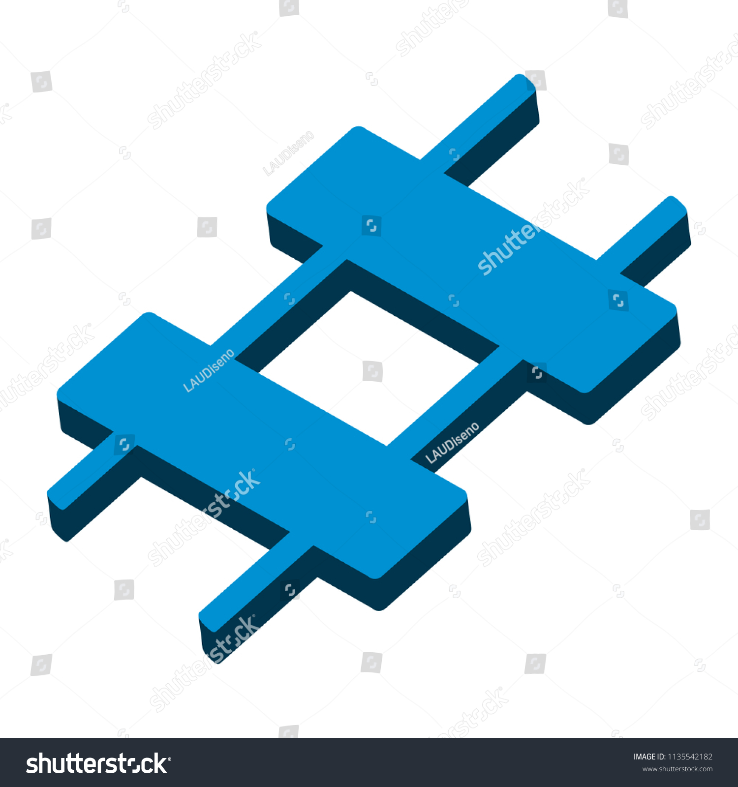 Isometric Sharp Key Signature Musical Note Stock Vector (Royalty Free ...