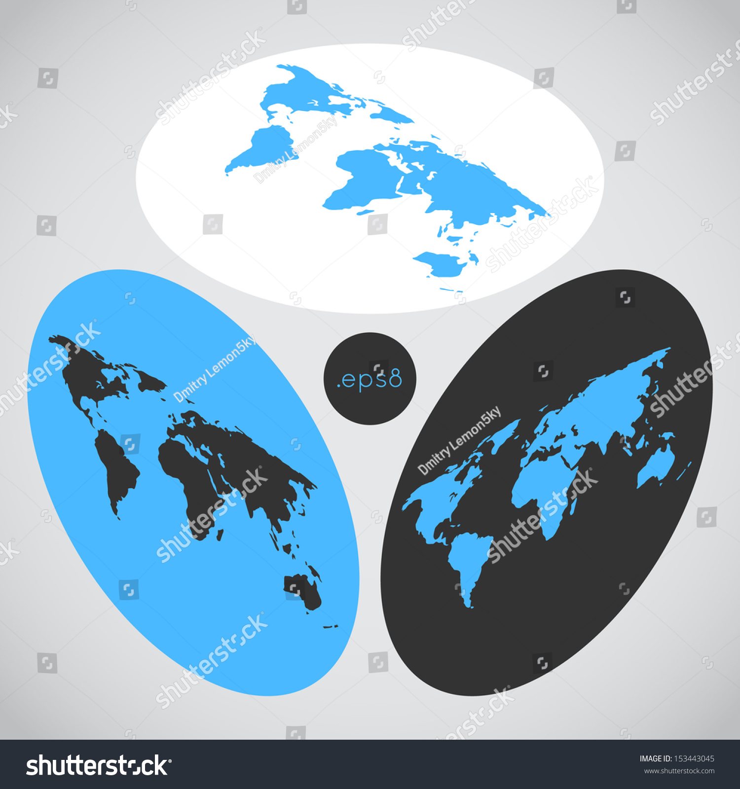 Isometric World Map Vector Background Illustration Stock Vector ...