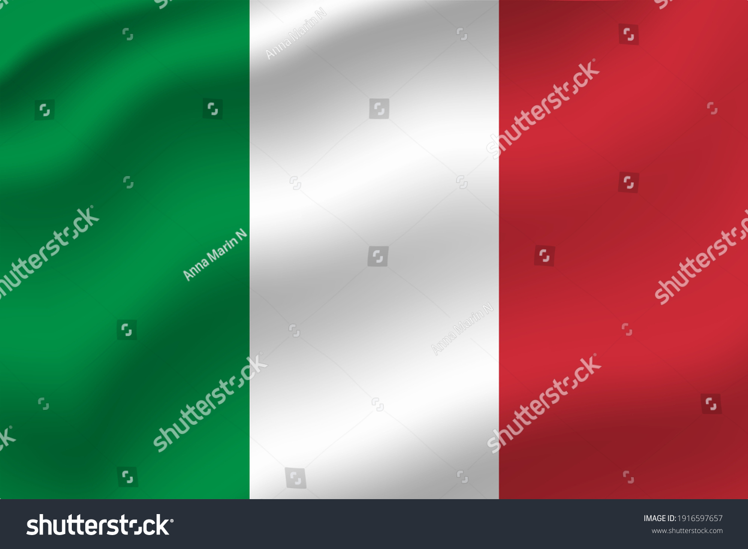 Italy Waving Flag Vector Editable Stock Vector (Royalty Free) 1916597657 Italy Waving Flag Vector Editable Stock Vector (Royalty Free) 1916597657