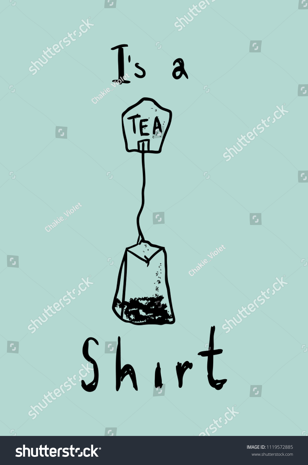 Tea Shirt Vector Stock Vector (Royalty Free) 1119572885 | Shutterstock