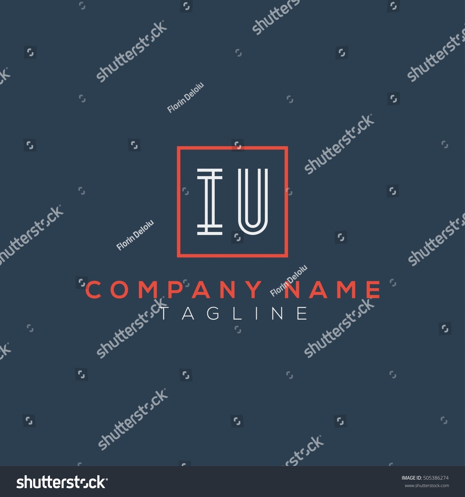 Iu Logo Stock Vector 505386274 - Shutterstock