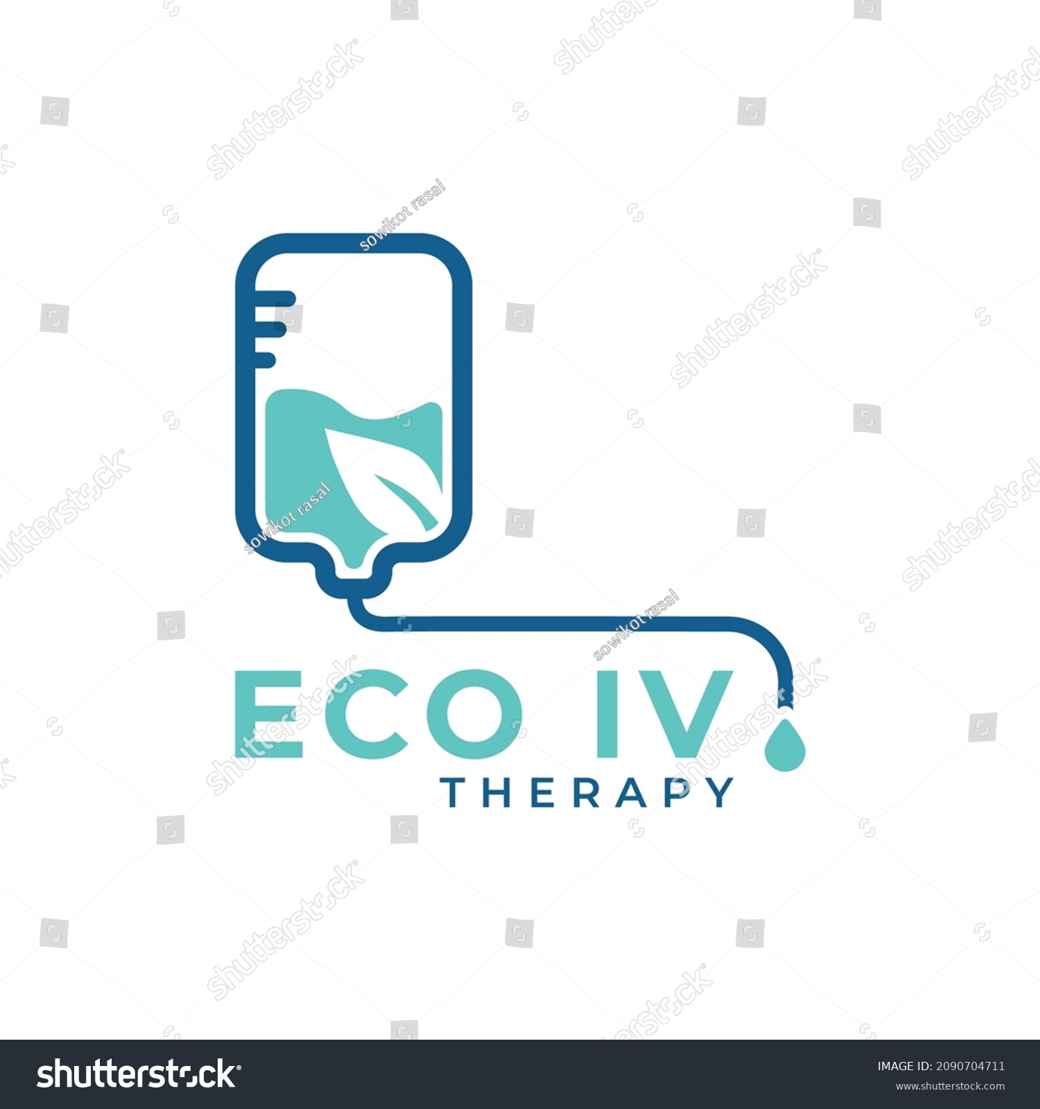Iv Therapy Logo Design Concept Vector Stock Vector (Royalty Free ...