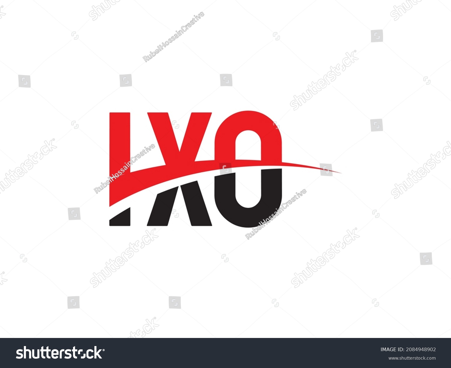 Ixo Letter Initial Logo Design Vector Stock Vector (Royalty Free ...