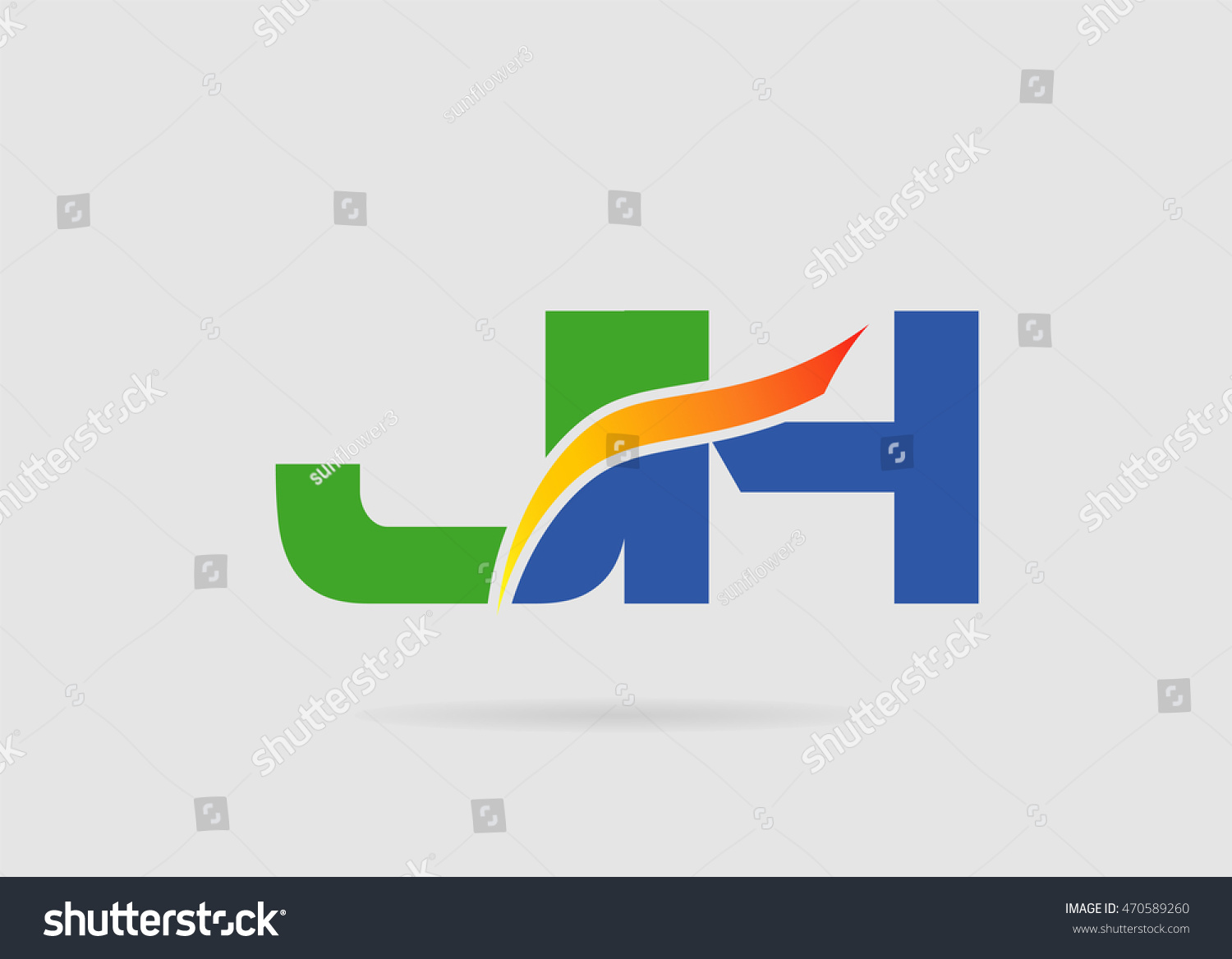 J H Logo Vector Stock Vector (Royalty Free) 470589260 | Shutterstock