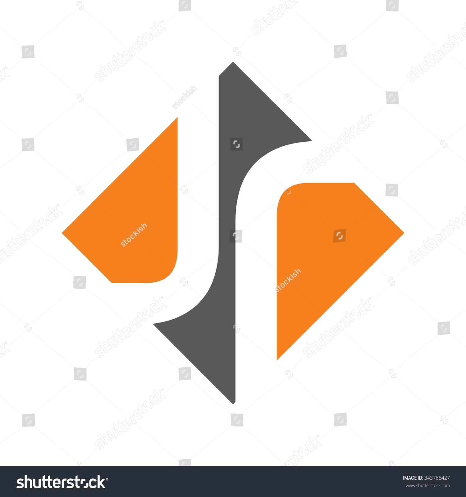 J R Logo Vector Stock Vector (Royalty Free) 343765427