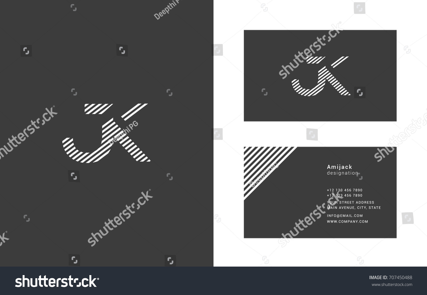 J K Joint Logo Design Vector Stock Vector (Royalty Free) 707450488 ...