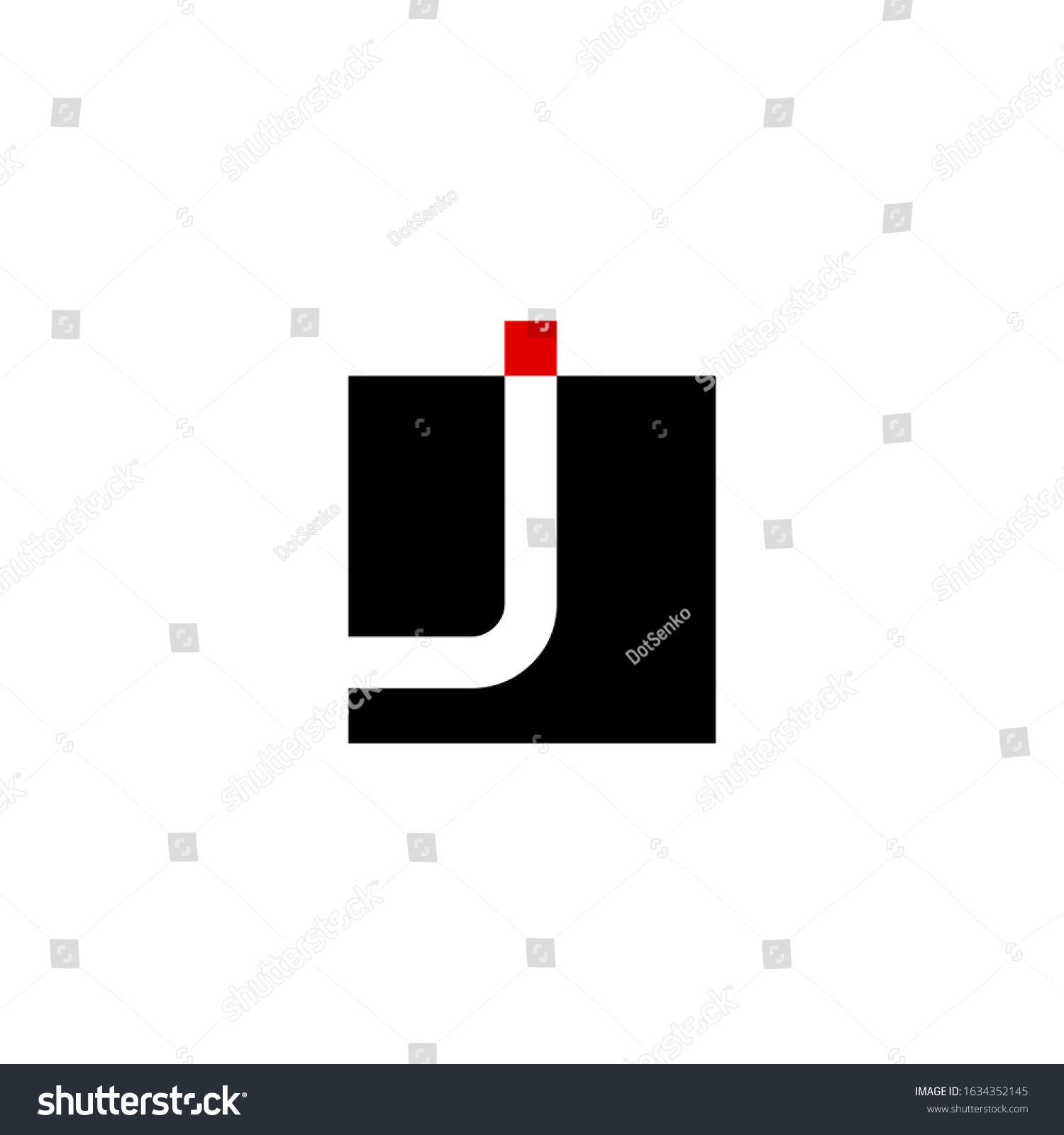 J Letter Logo Design Template Vector Stock Vector (Royalty Free ...