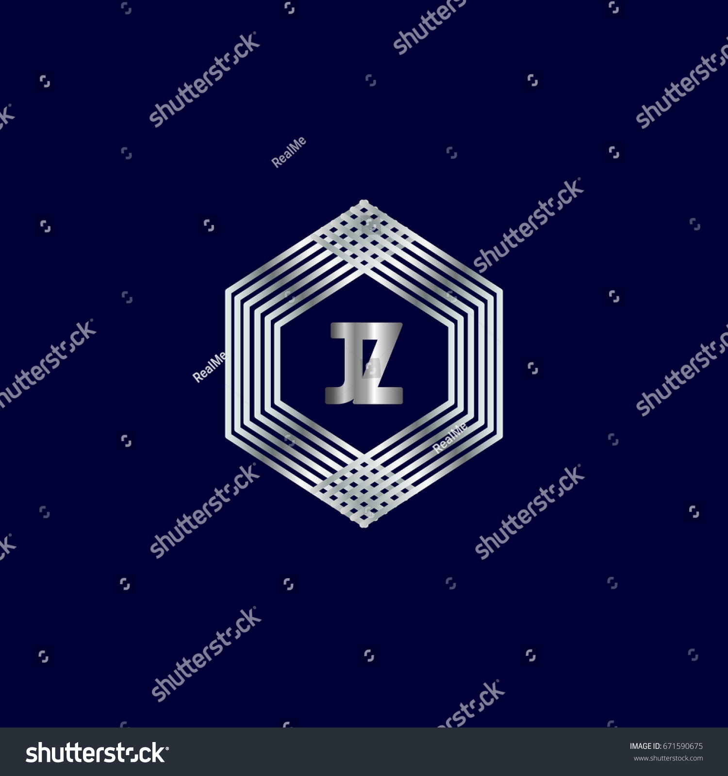 J Z Logo Stock Vector (Royalty Free) 671590675
