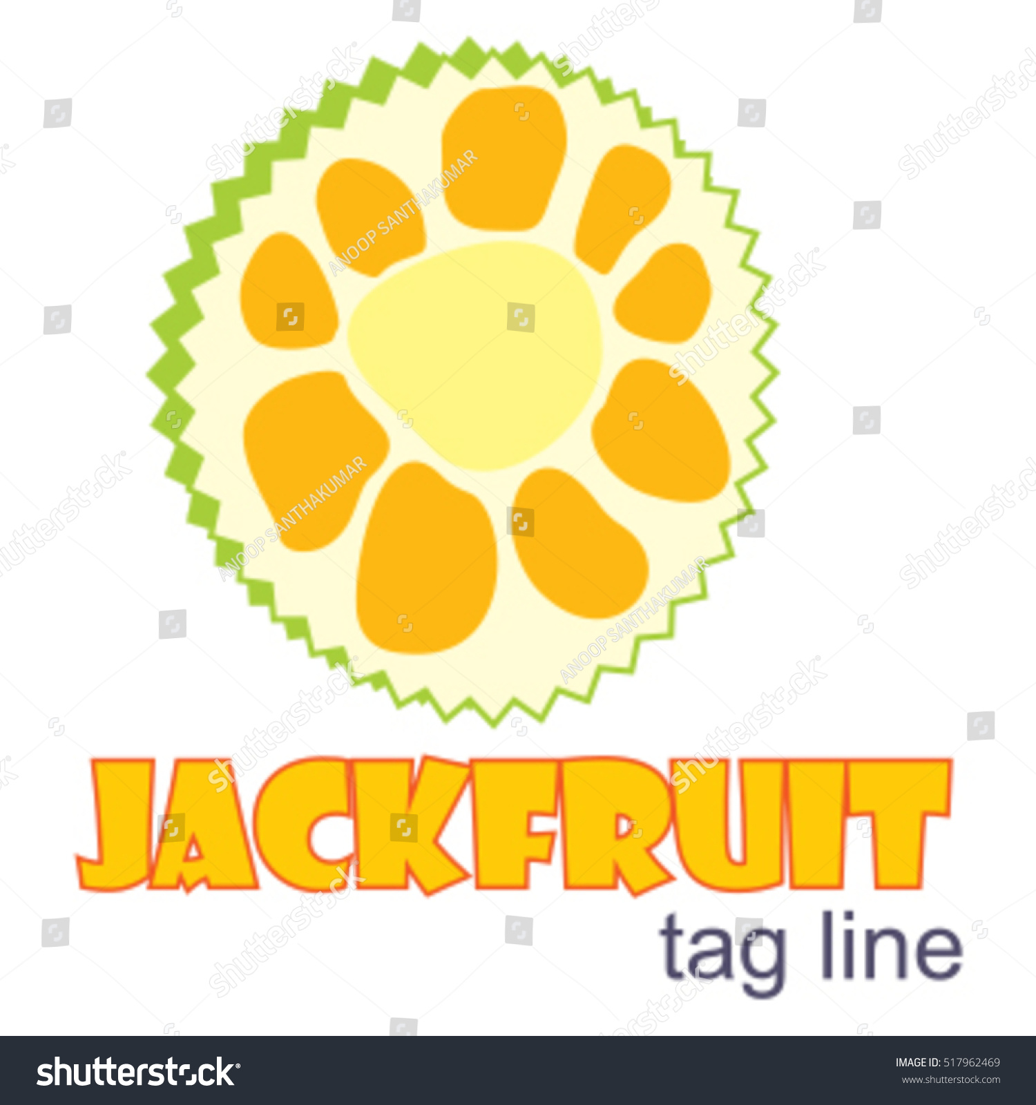Jack Fruit Logo Vectores En Stock 517962469 - Shutterstock
