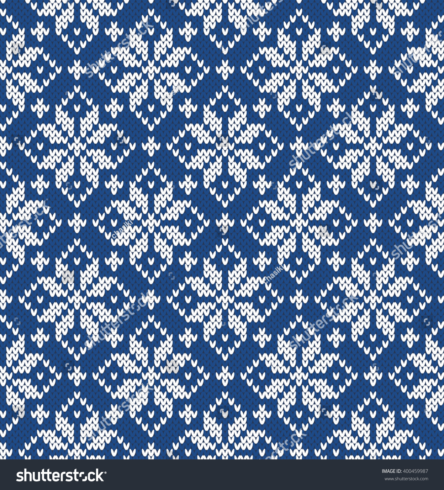 Jacquard Seamless Knitting Pattern: vector de stock (libre de regalías ...