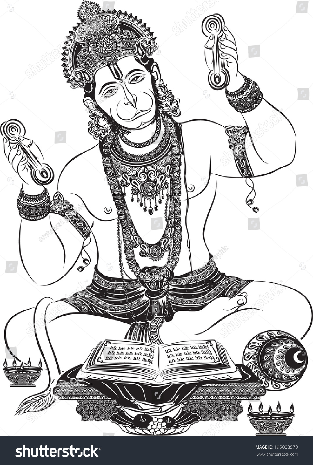 2,006 Lord hanuman vector Images, Stock Photos & Vectors | Shutterstock