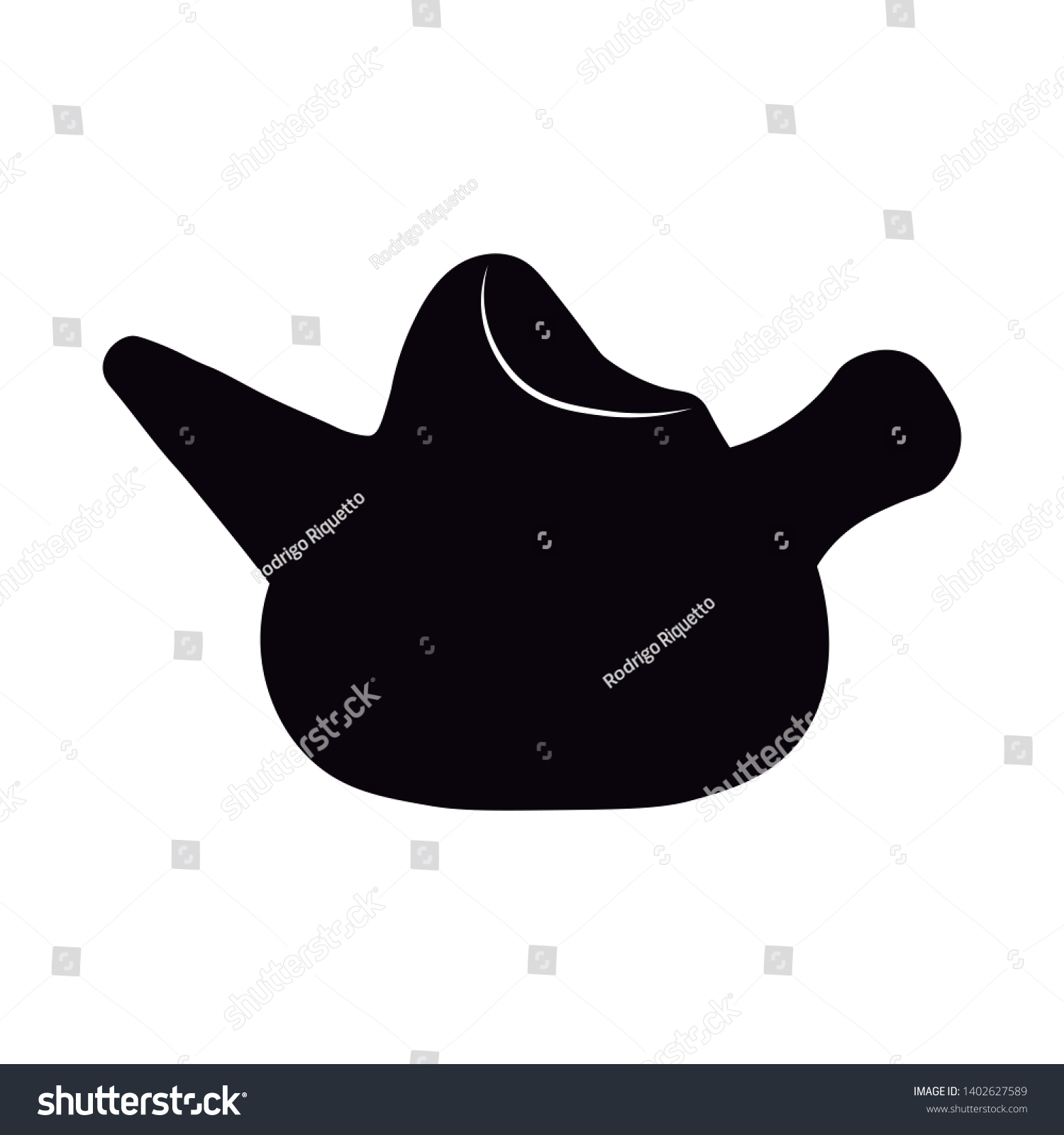 Jala Neti Pot Vector Symbol Stock Vector (Royalty Free) 1402627589
