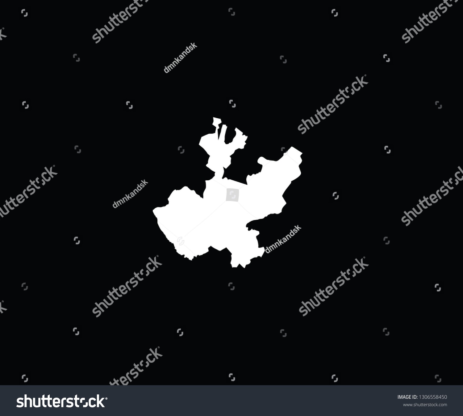 Jalisco Outline Map Mexico State Stock Vector (Royalty Free) 1306558450