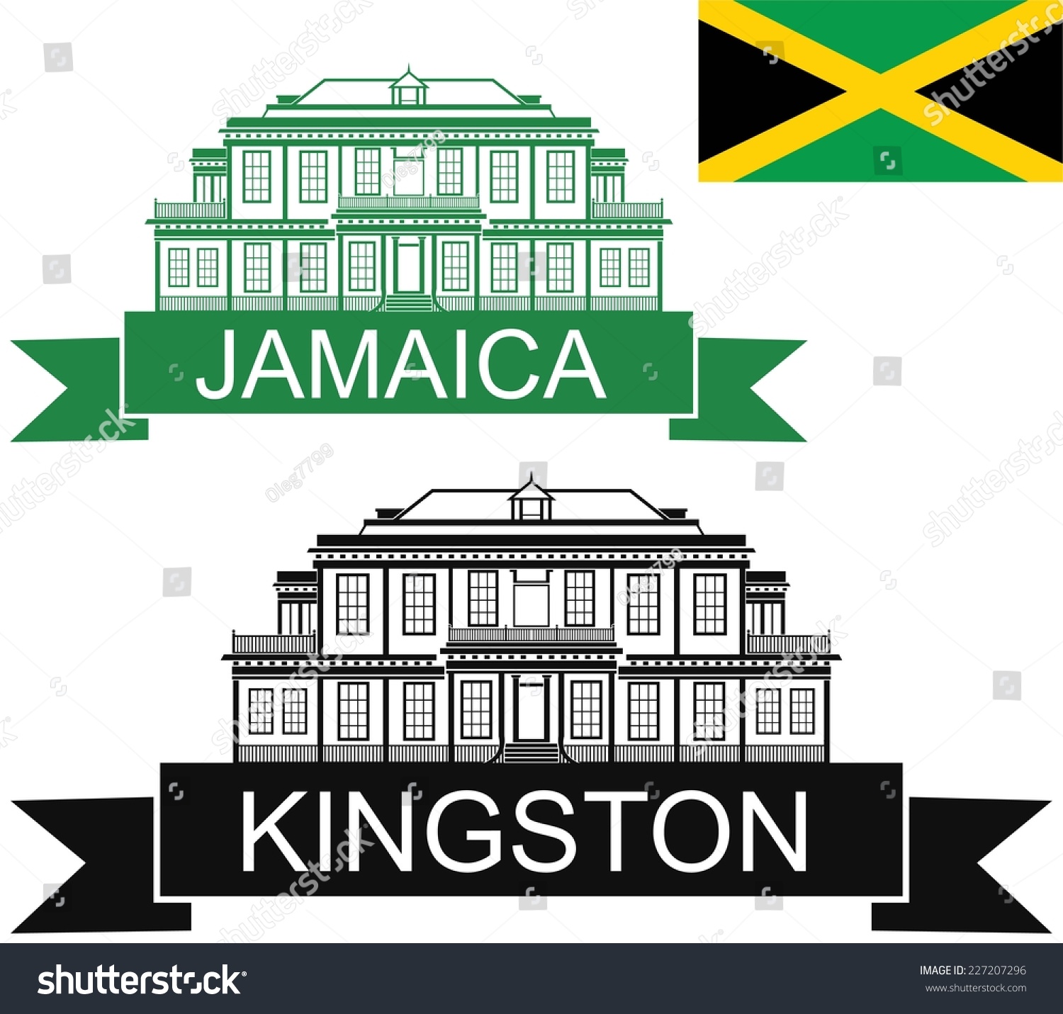 Jamaica Set Logo Stock Vector (Royalty Free) 227207296