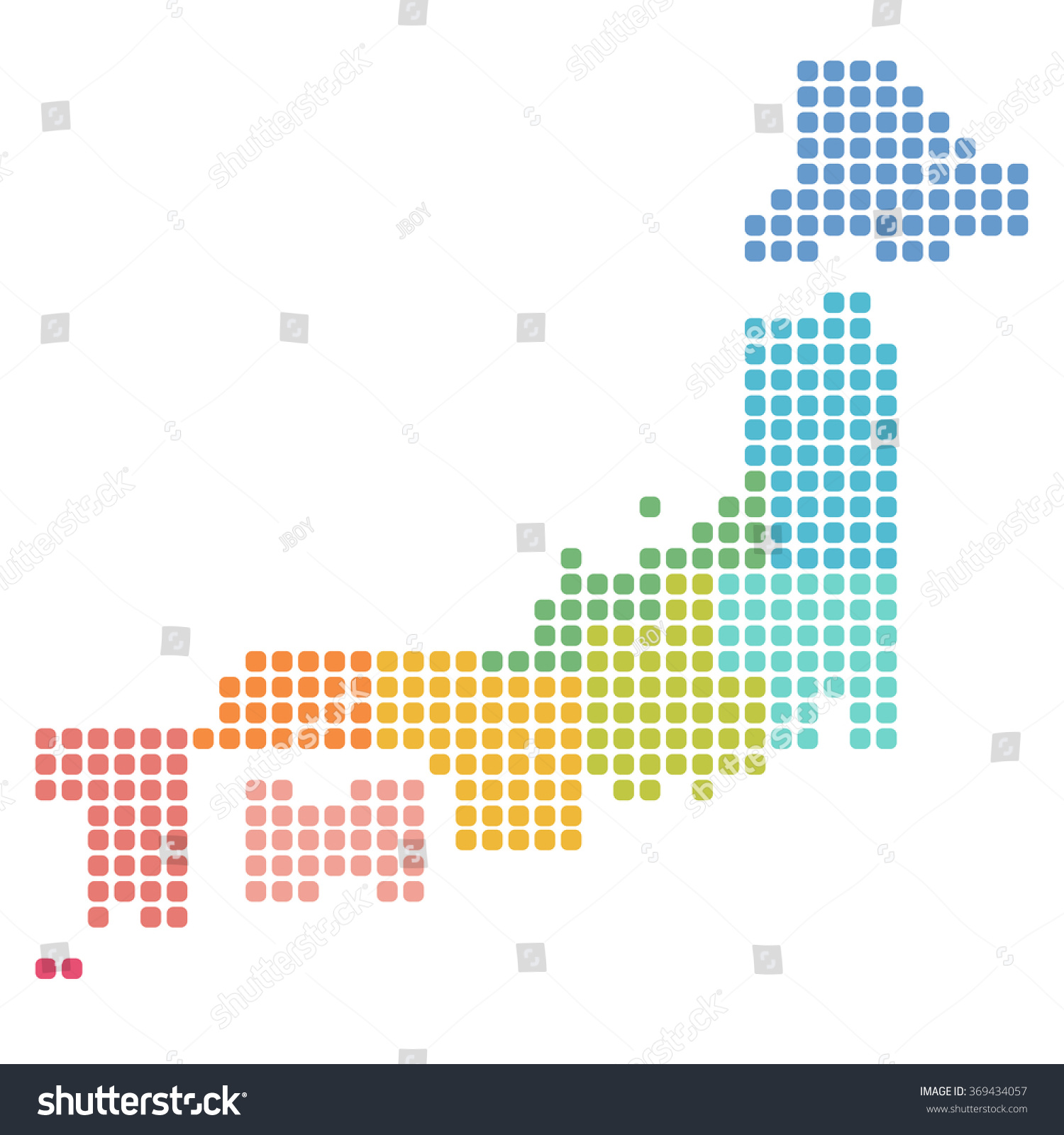 Japan Map Symbol Icon Stock Vector (Royalty Free) 369434057 | Shutterstock