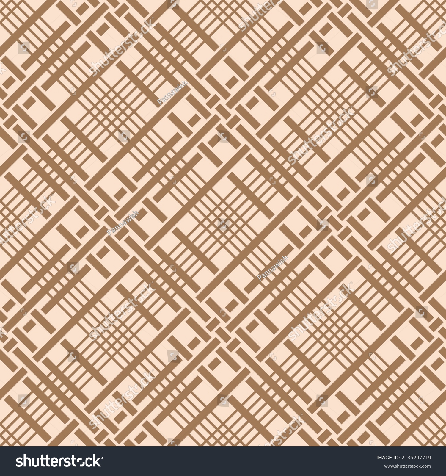 Japanese Diamond Weave Vector Seamless Pattern Stock Vector (Royalty ...