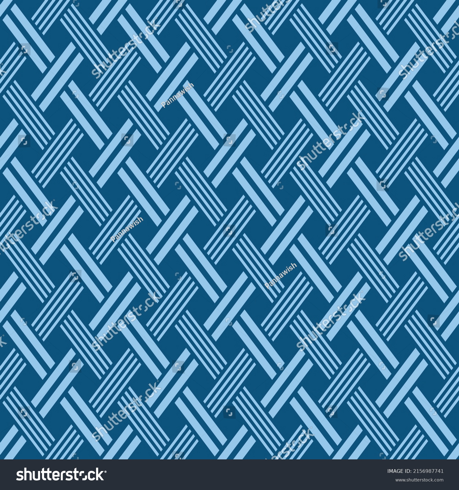Japanese Diamond Weave Vector Seamless Pattern Stock Vector (Royalty ...