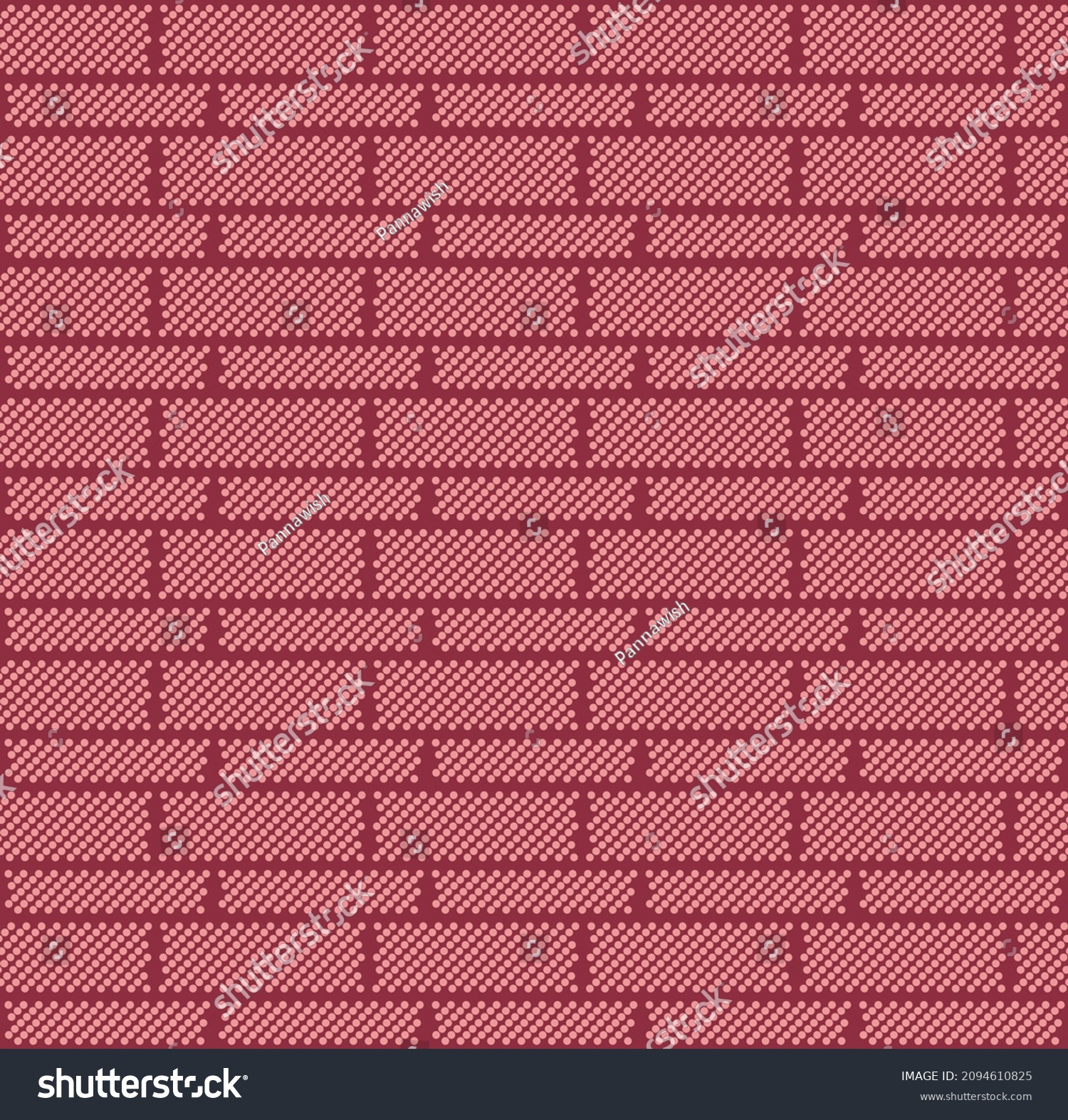 Japanese Dot Brick Vector Seamless Pattern Stock Vector (Royalty Free ...